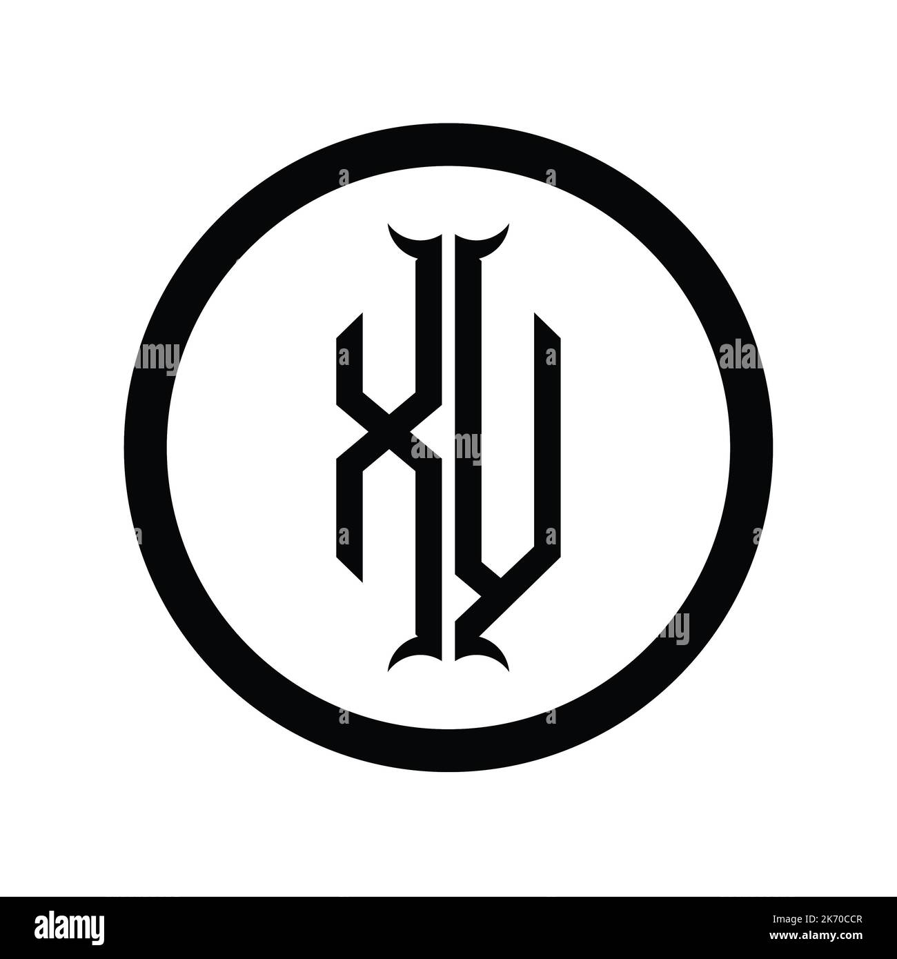 Vx letter design hi-res stock photography and images - Alamy