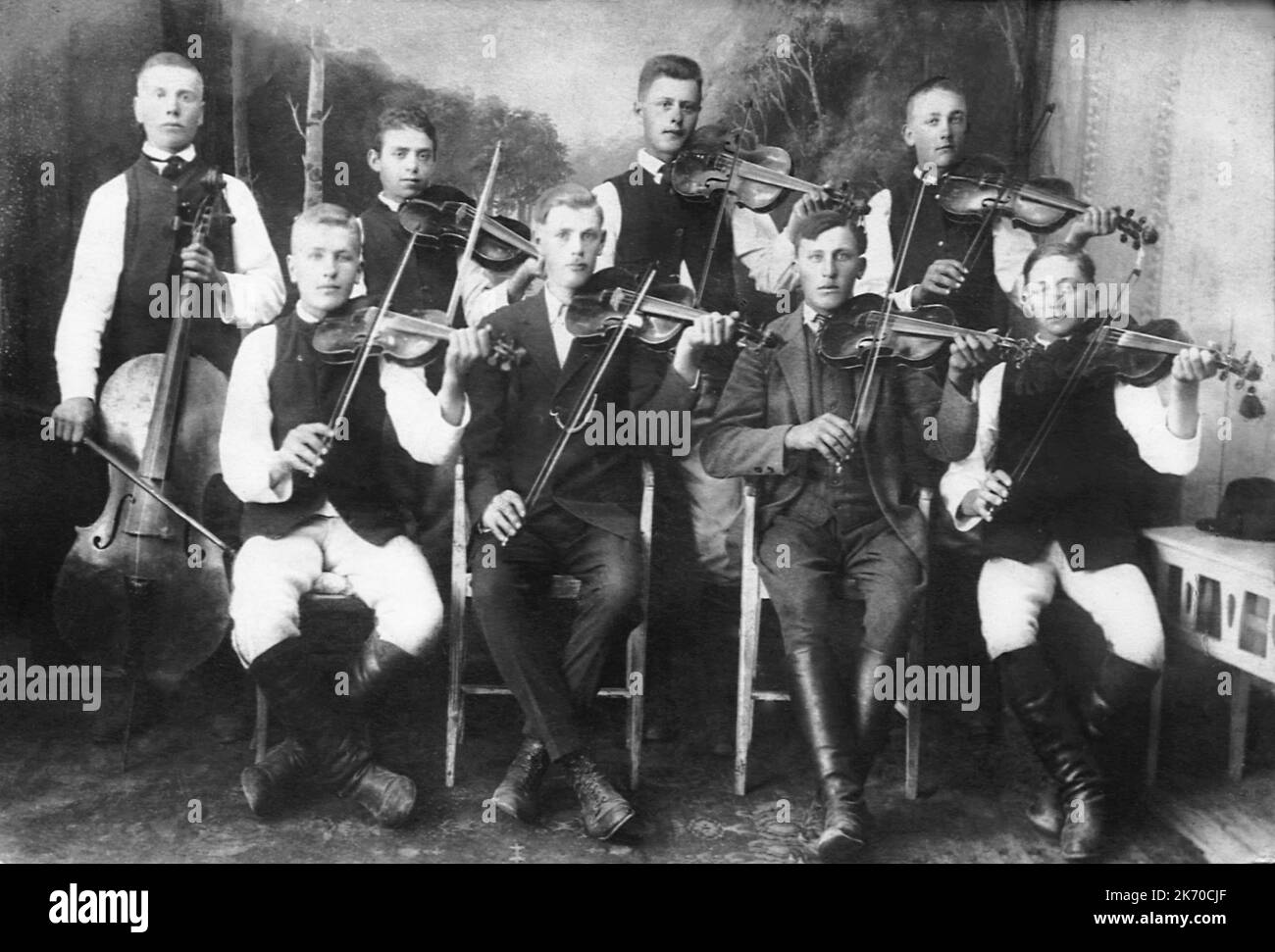 Musical group photo Black and White Stock Photos & Images - Alamy