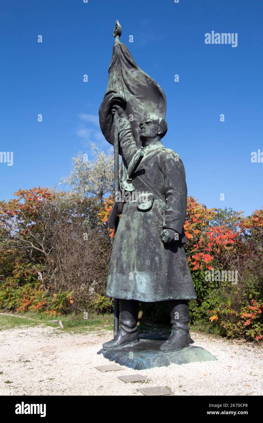 Liberation Monument in Memento Park an open-air museum dedicated to ...