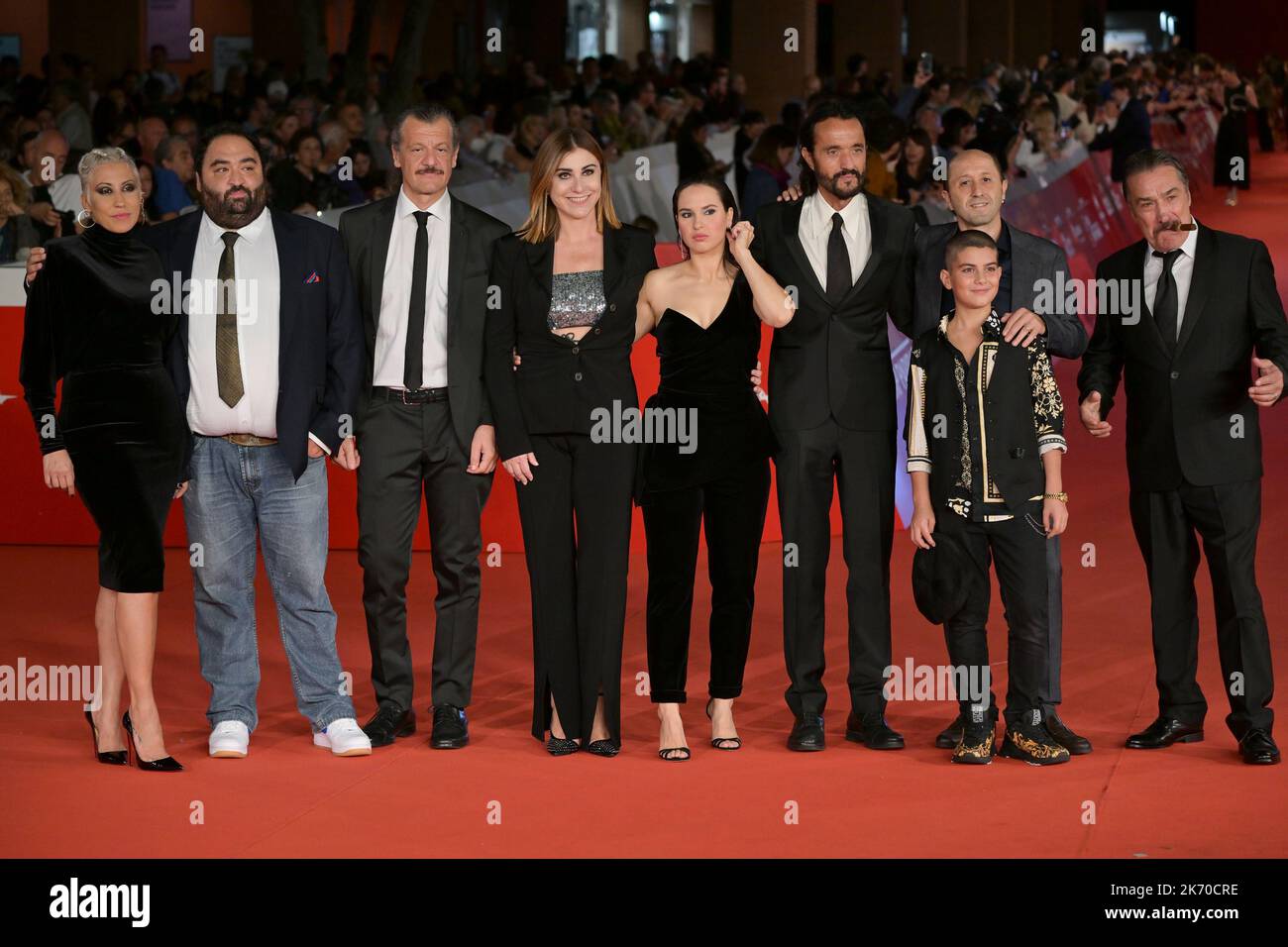 Rome, Italy. 16th Oct, 2022. The cast of the movie attend the red ...