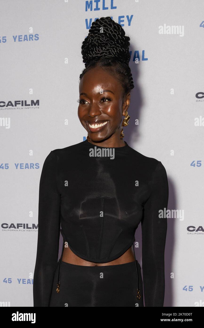 Actress Anna Diop arrives at the premiere of "Nanny" at 45th Mill ...