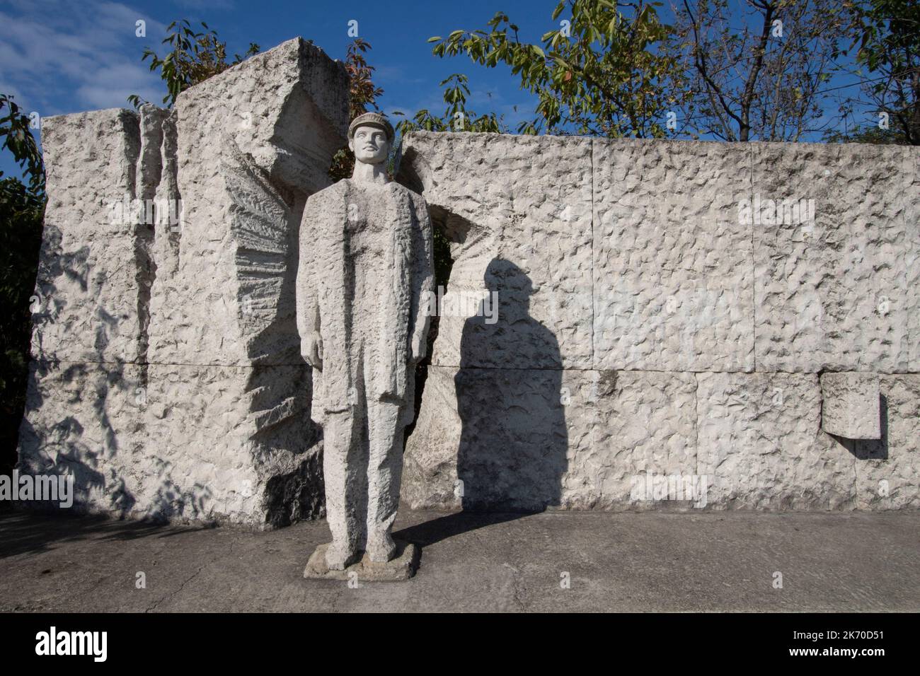 Liberation Monument in Memento Park an open-air museum dedicated to ...