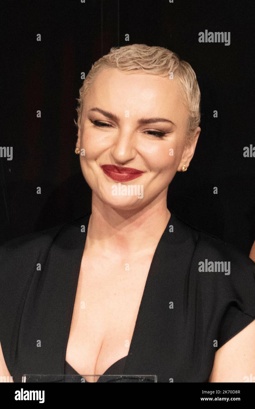 Rome, Italy, October 16, 2022 - Arisa attends at "Women in Cinema Award ...