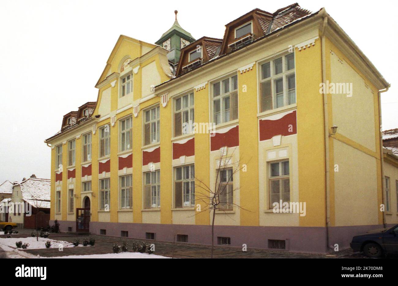 Laslea (Grosslasseln), Sibiu County, Romania, 2001. Exterior view of ...