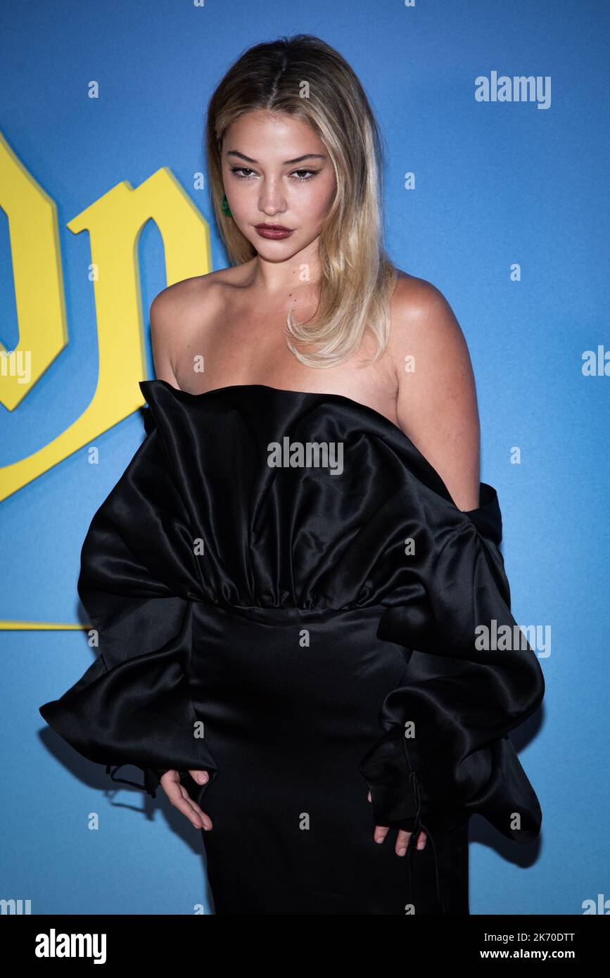 London, UK. 16th Oct, 2022. Madelyn Cline attends the "Glass Onion: A ...