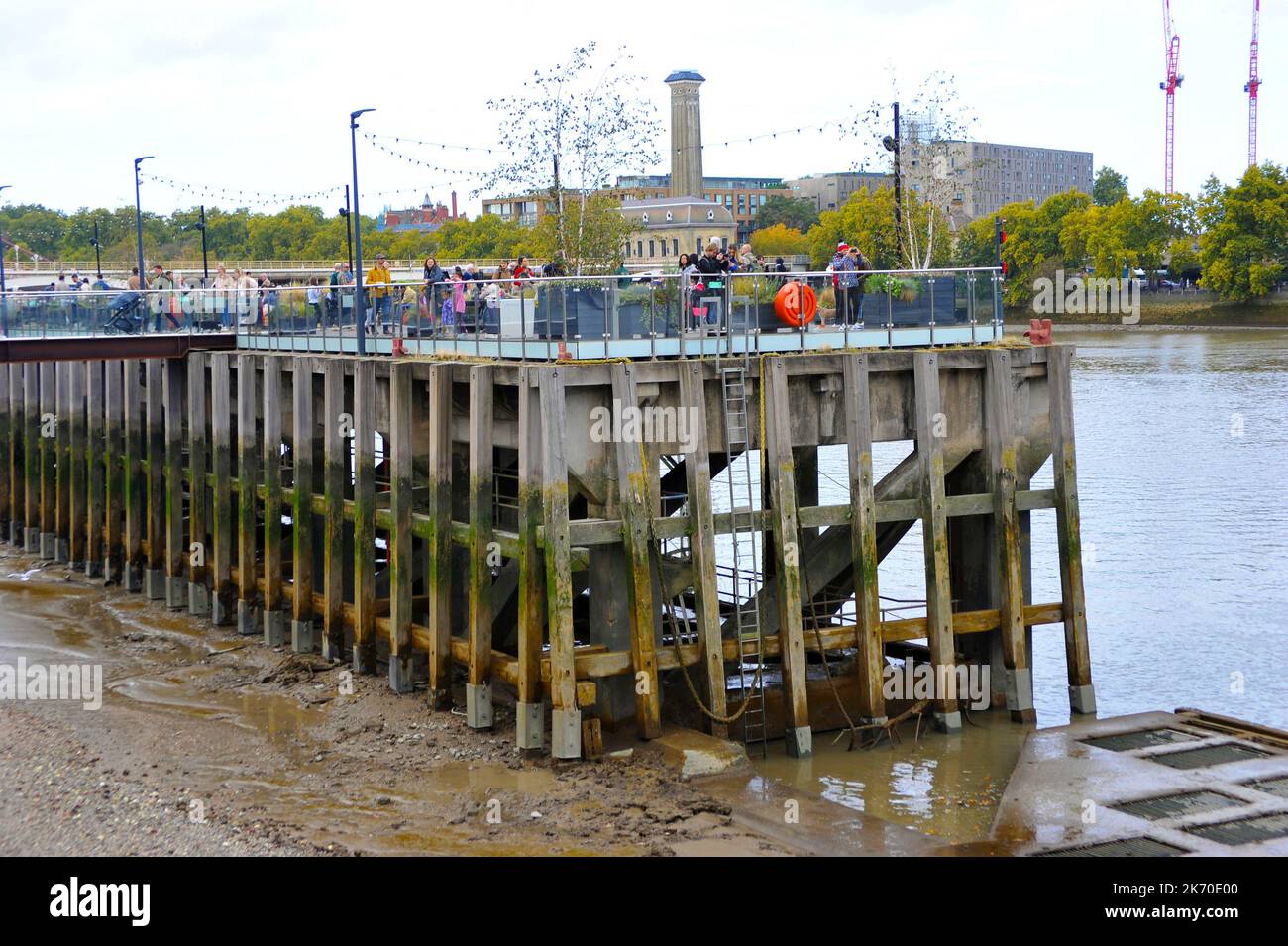 London, UK. 16th Oct, 2022. The Coaling Jetty in the Thames outside the ...