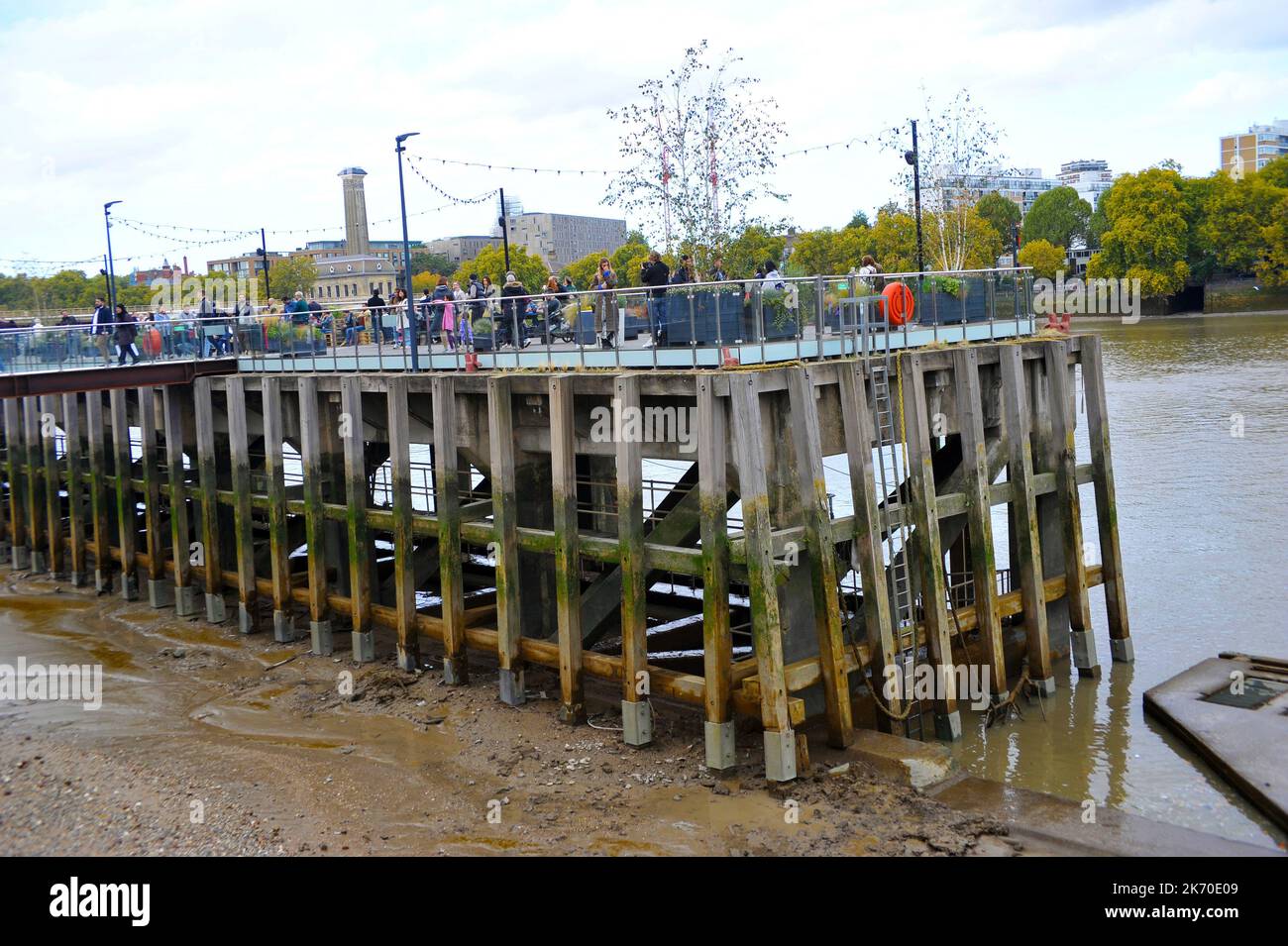 London, UK. 16th Oct, 2022. The Coaling Jetty in the Thames outside the ...
