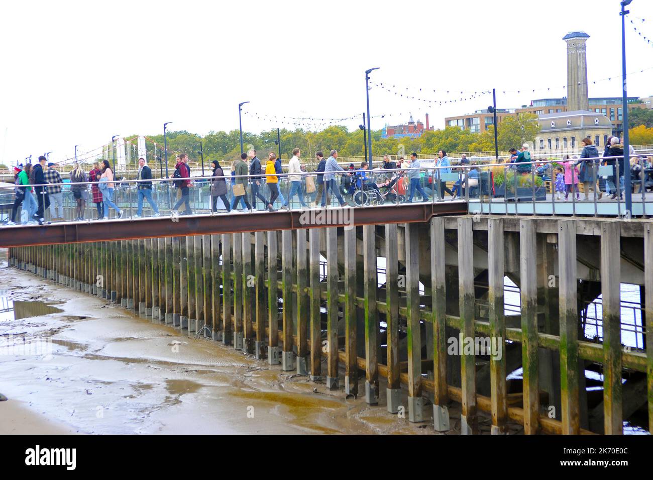 London, UK. 16th Oct, 2022. The Coaling Jetty in the Thames outside the ...