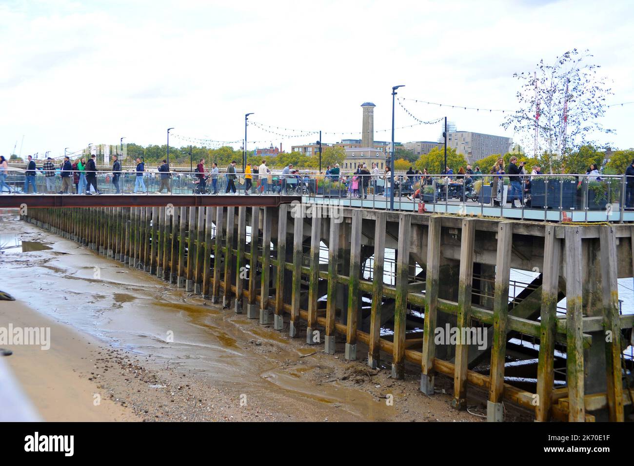 London, UK. 16th Oct, 2022. The Coaling Jetty in the Thames outside the ...