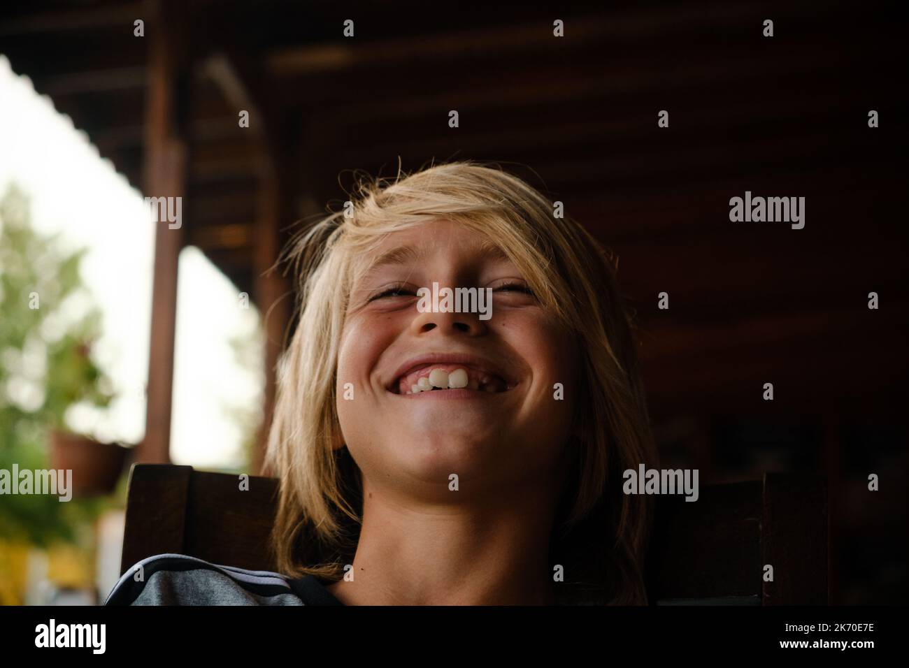 Cute happy 13 years old hi-res stock photography and images - Alamy