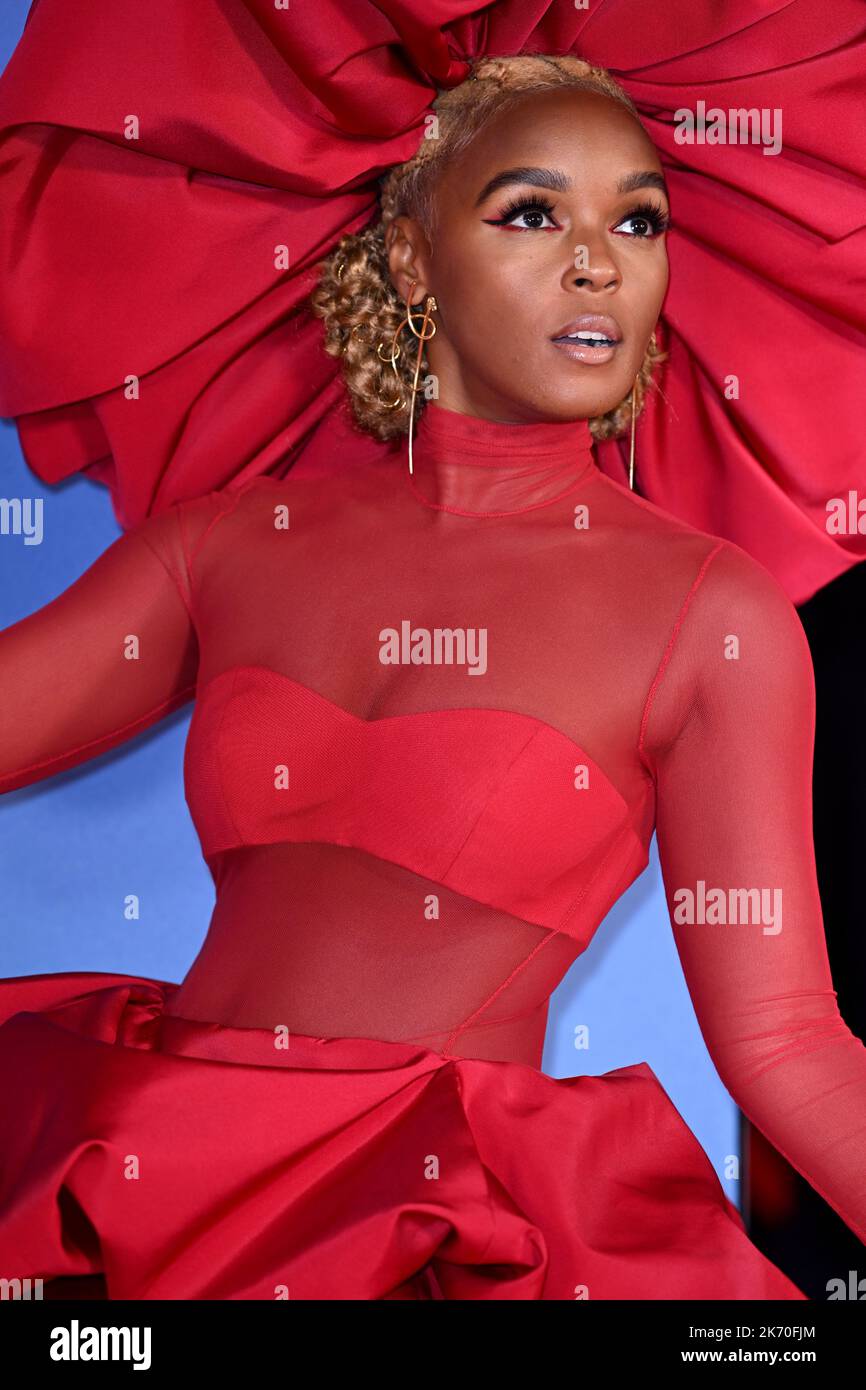 London, UK. October 16th, 2022. London, UK. Janelle Mon‡e arriving at the BFI London Film ...