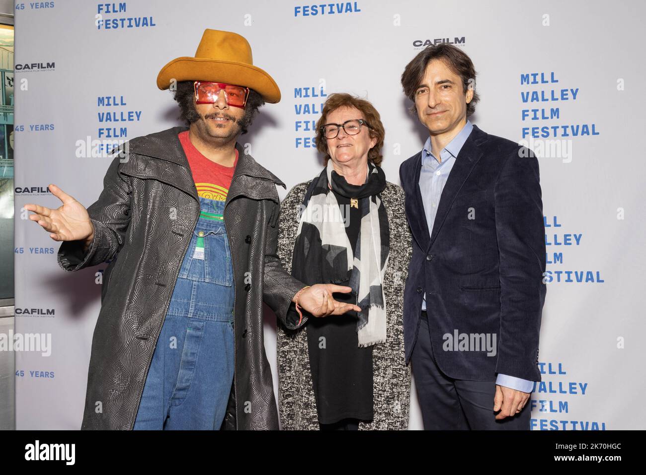 San Rafael, USA. 15th Oct, 2022. Boots Riley, Zoe Elton, Noah Baumbach ...