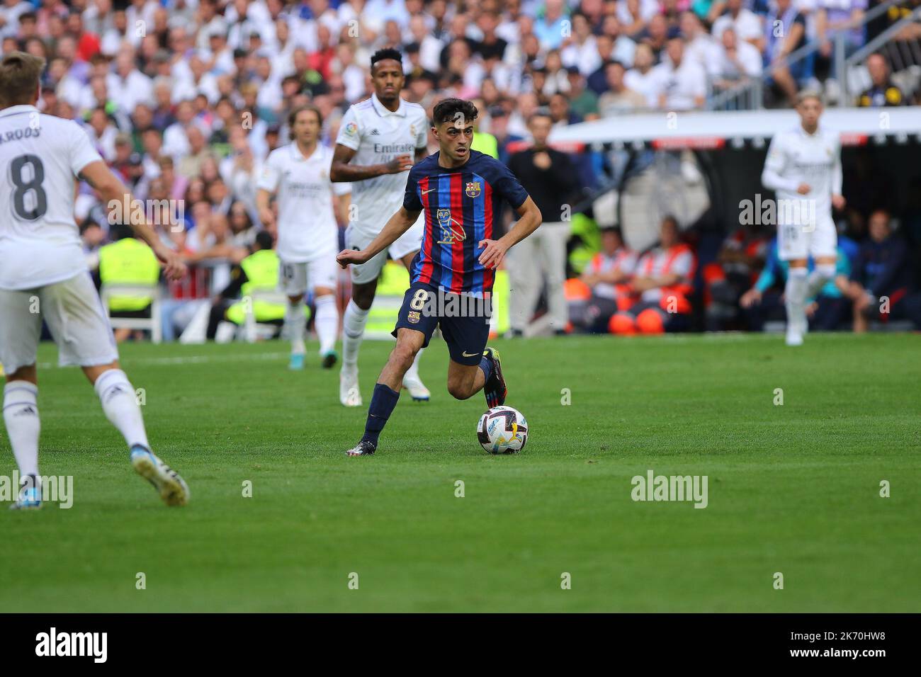 Barcelona´s Pedri in action during La Liga Match Day 9 between Real ...