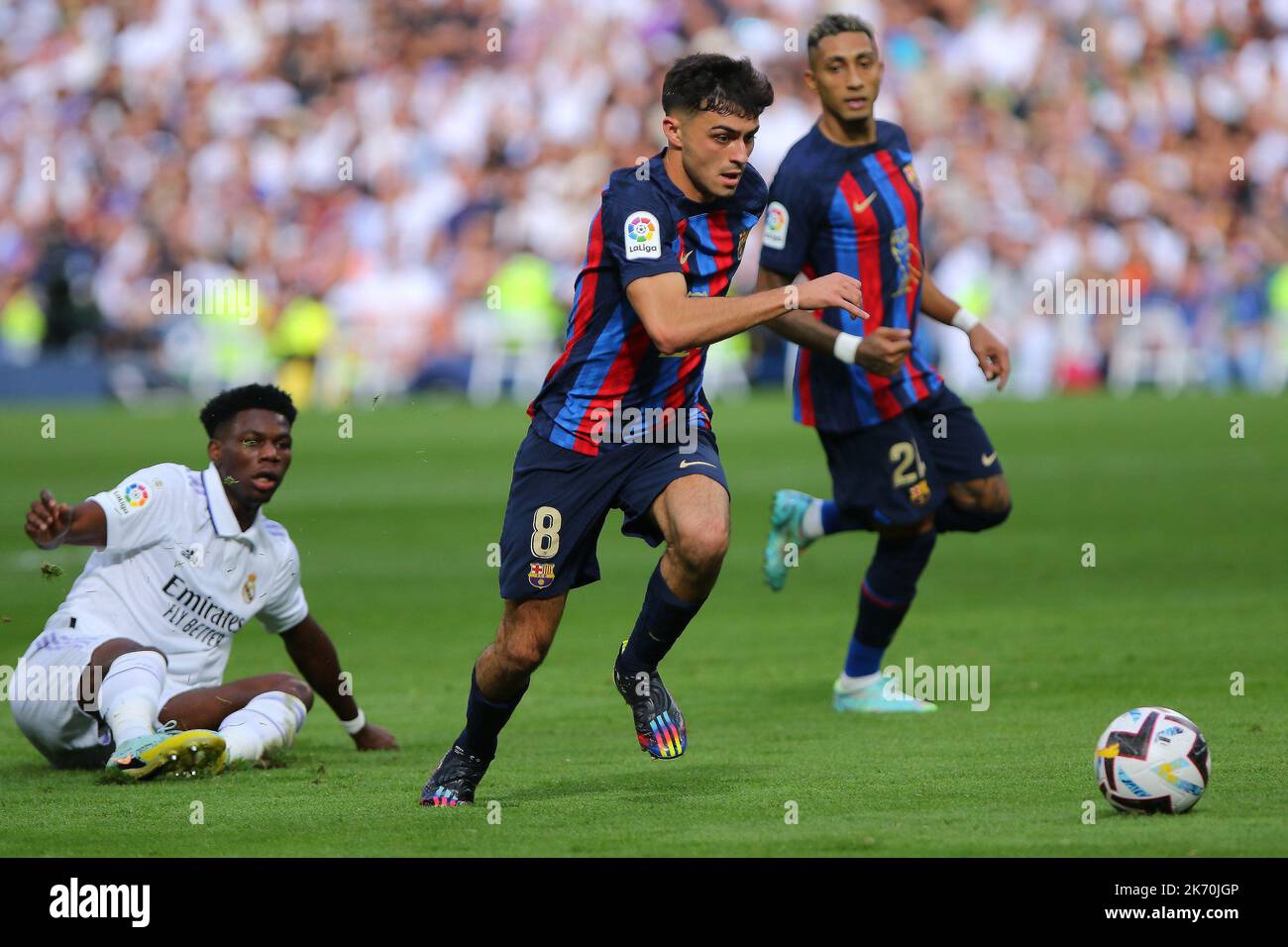 Barcelona´s Pedri in action during La Liga Match Day 9 between Real ...