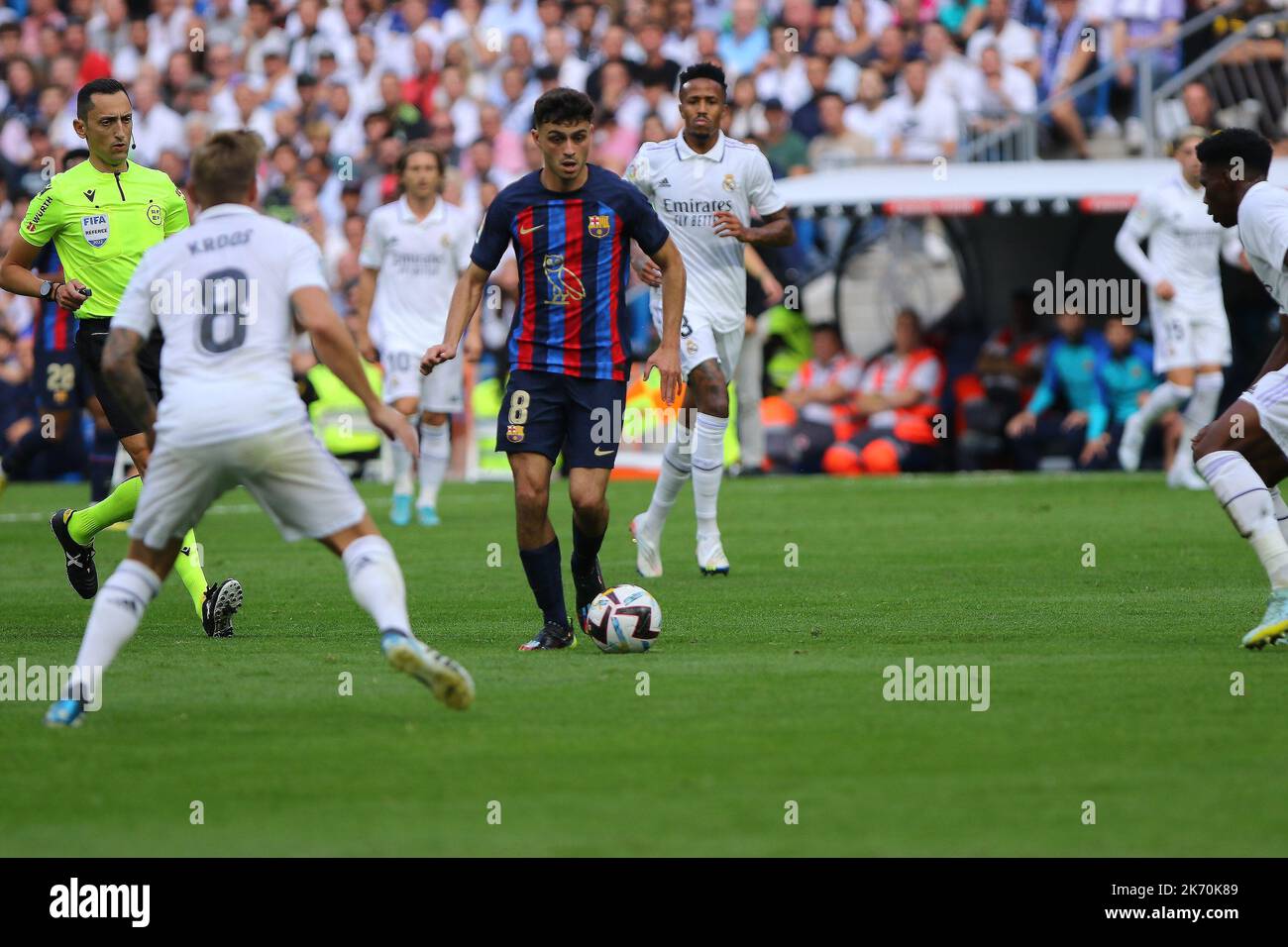 Barcelona´s Pedri in action during La Liga Match Day 9 between Real ...