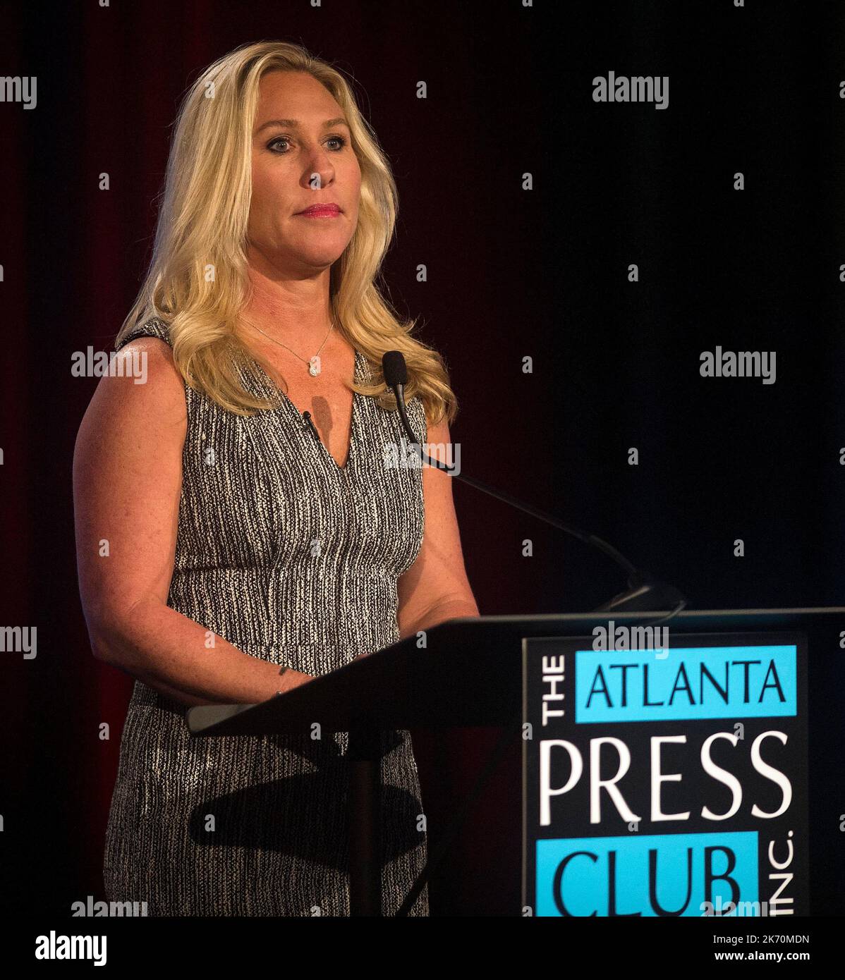 Atlanta, Georgia, USA. 16th Oct, 2022. Representative MARJORIE TAYLOR ...