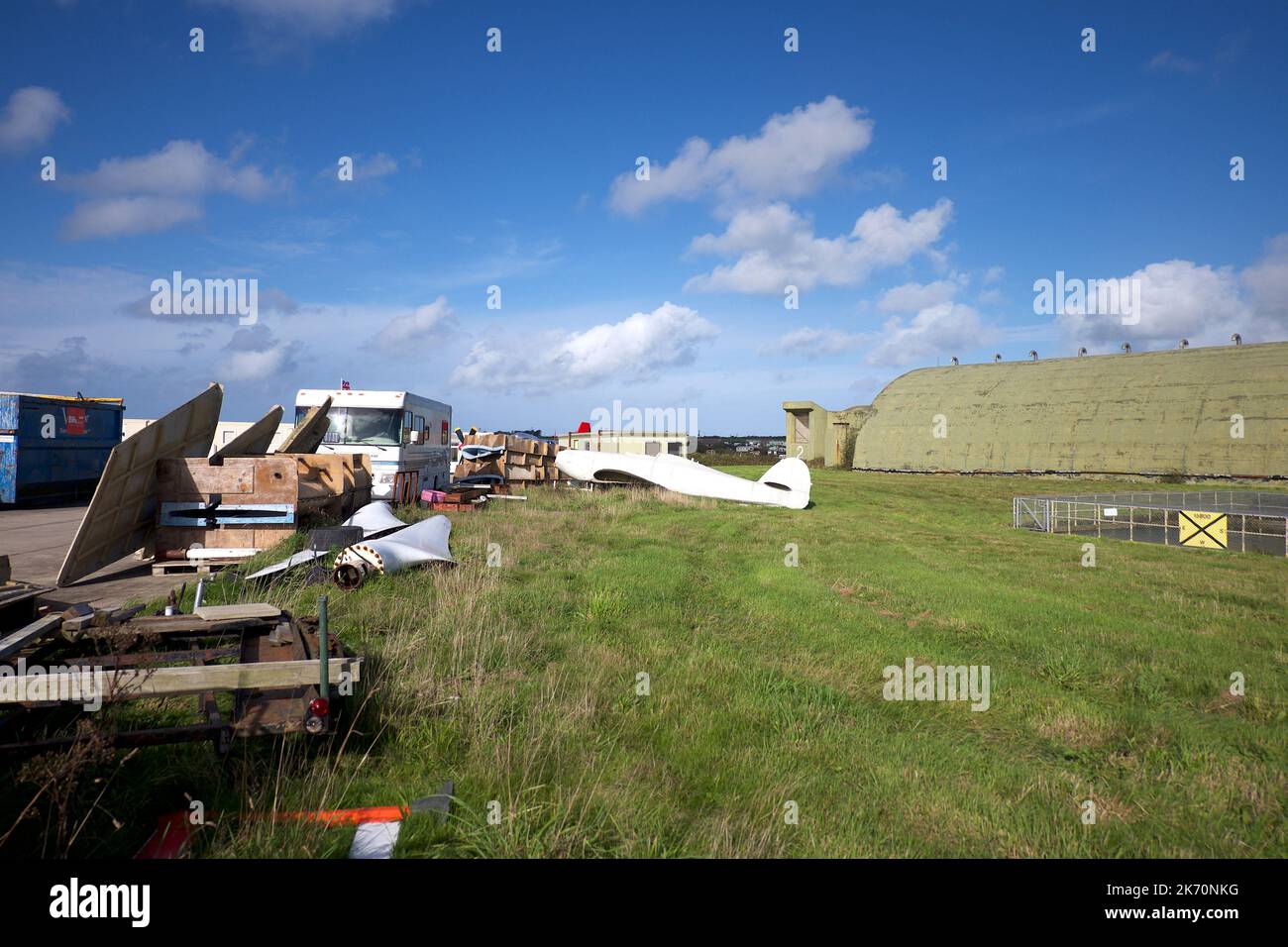 Newquay Cornwall UK 10 16 2022 Cornwall Aviation Centre RAF St Mawgan ...