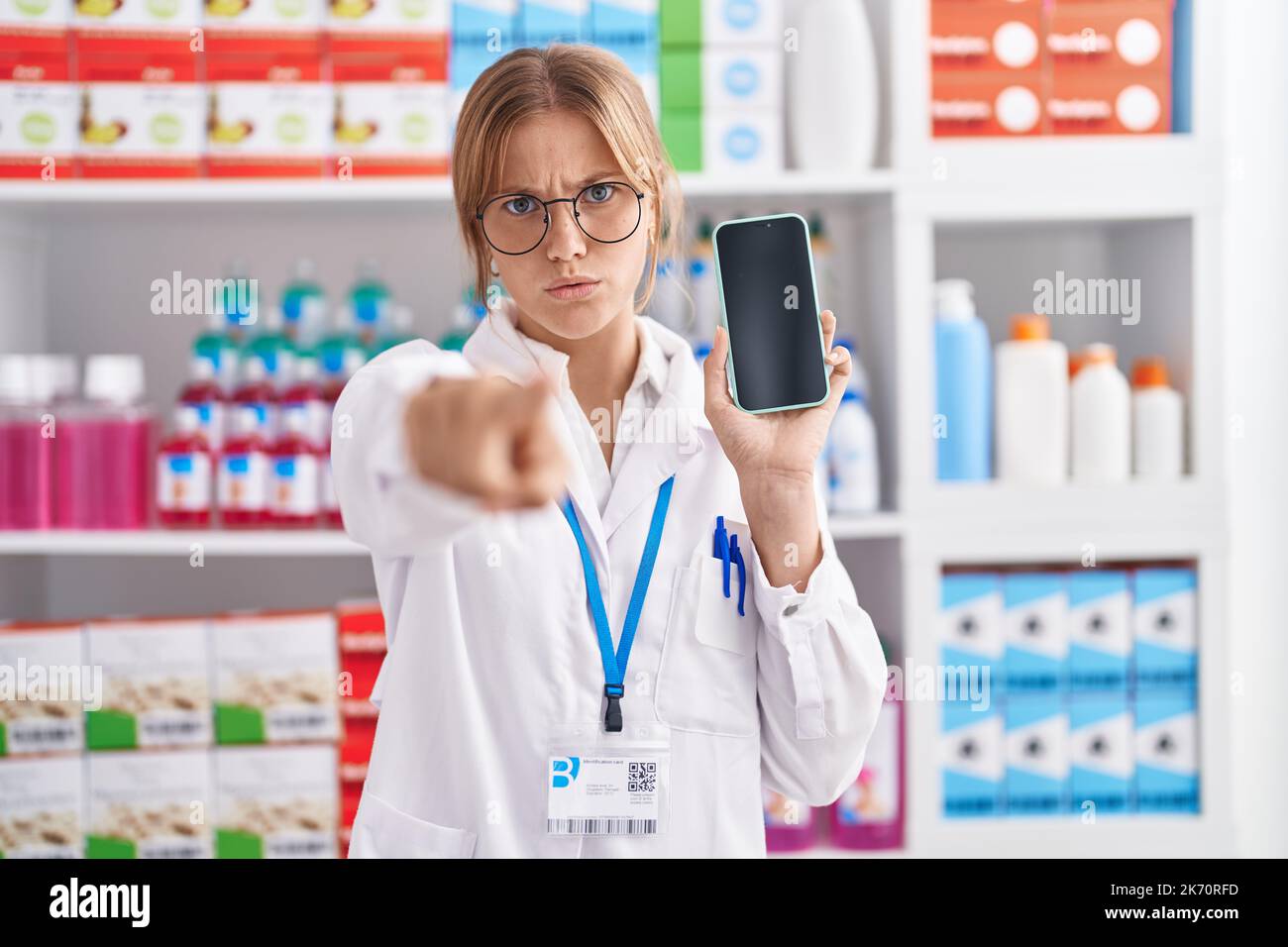 Teen female pharmacist at chemist hi-res stock photography and images ...