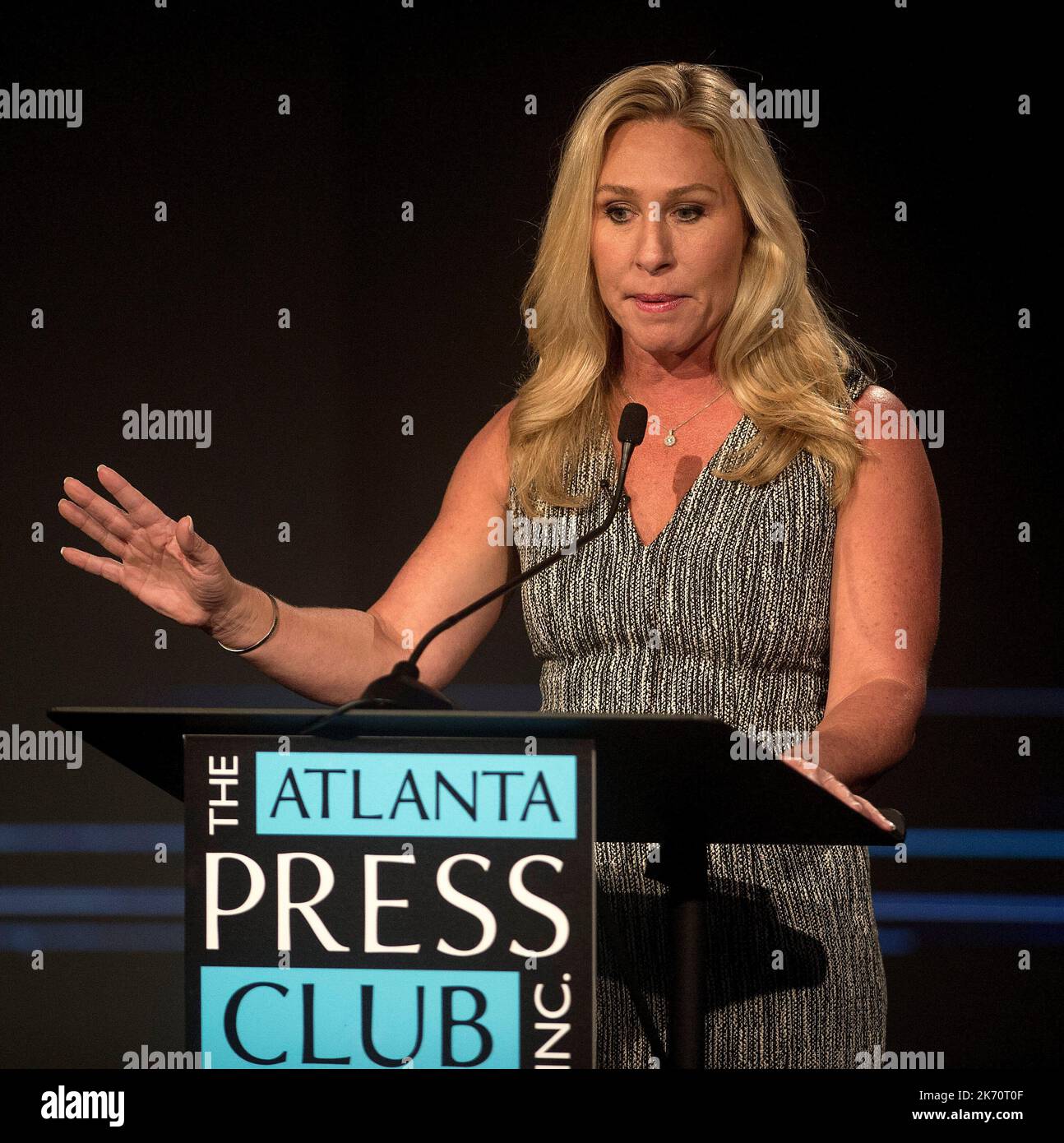 Atlanta, Georgia, USA. 16th Oct, 2022. Representative MARJORIE TAYLOR ...