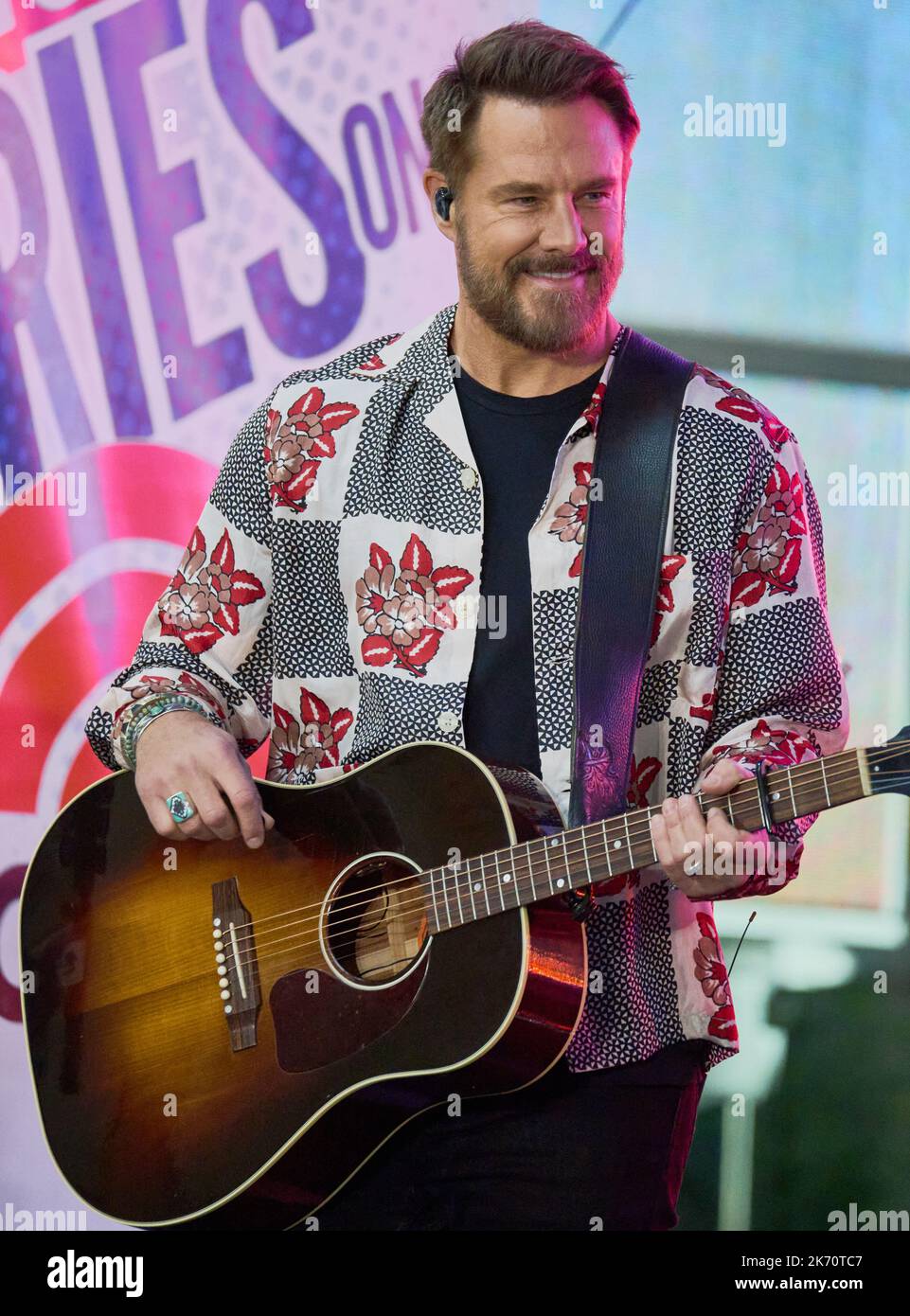 NEW YORK, NY, USA - SEPTEMBER 16, 2022: Little Big Town Perform on NBC ...