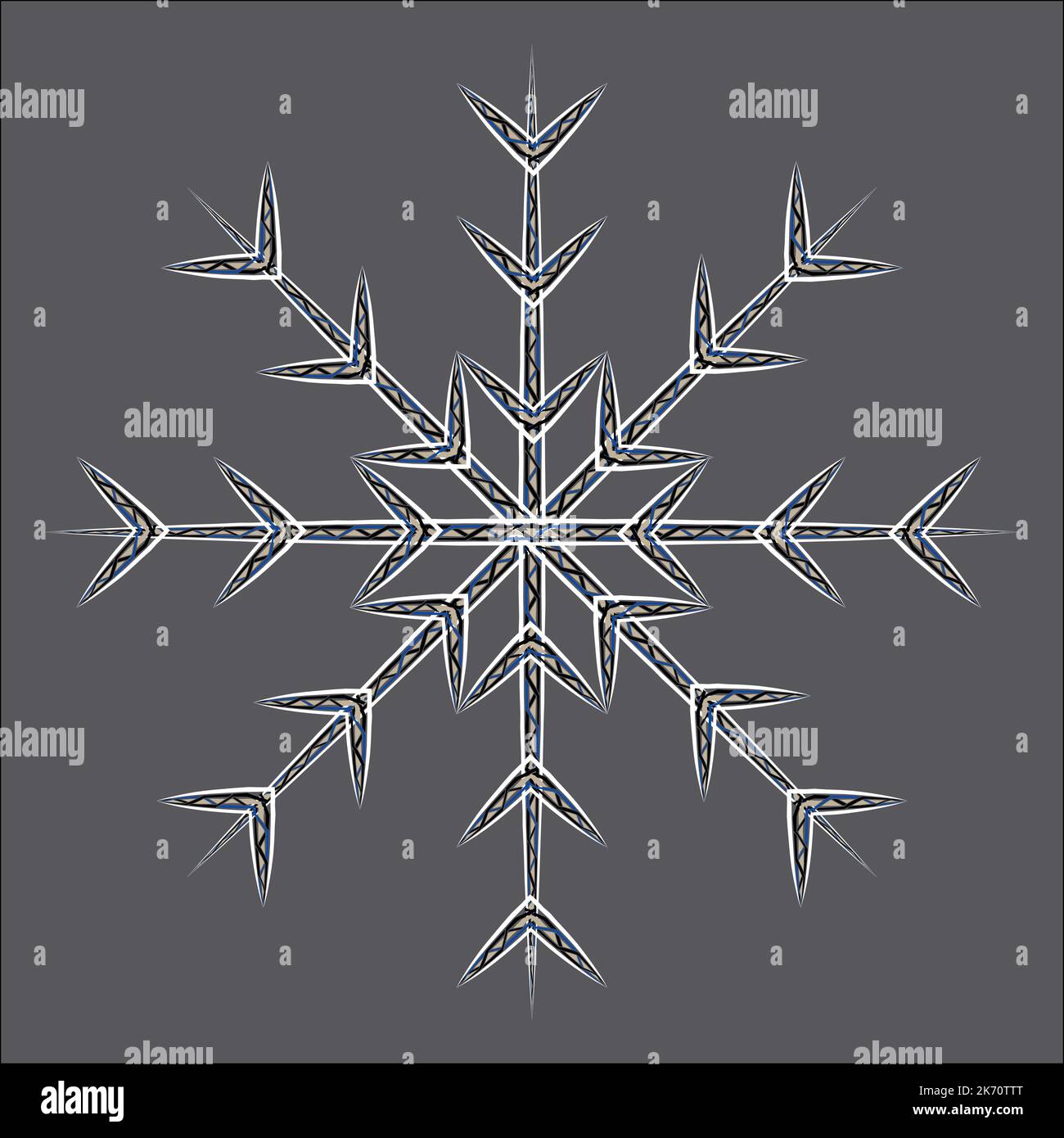 Snowflake Craft Die Darice Craft Dies: Large Snowflake Die Cut With ...
