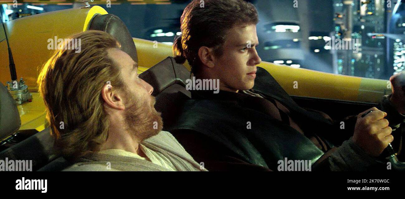 EWAN MCGREGOR, HAYDEN CHRISTENSEN, STAR WARS: EPISODE II - ATTACK OF THE CLONES, 2002 Stock ...