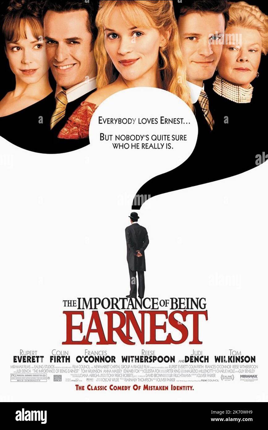 O'CONNOR,EVERETT,WITHERSPOON,FIRTH,POSTER, THE IMPORTANCE OF BEING ...