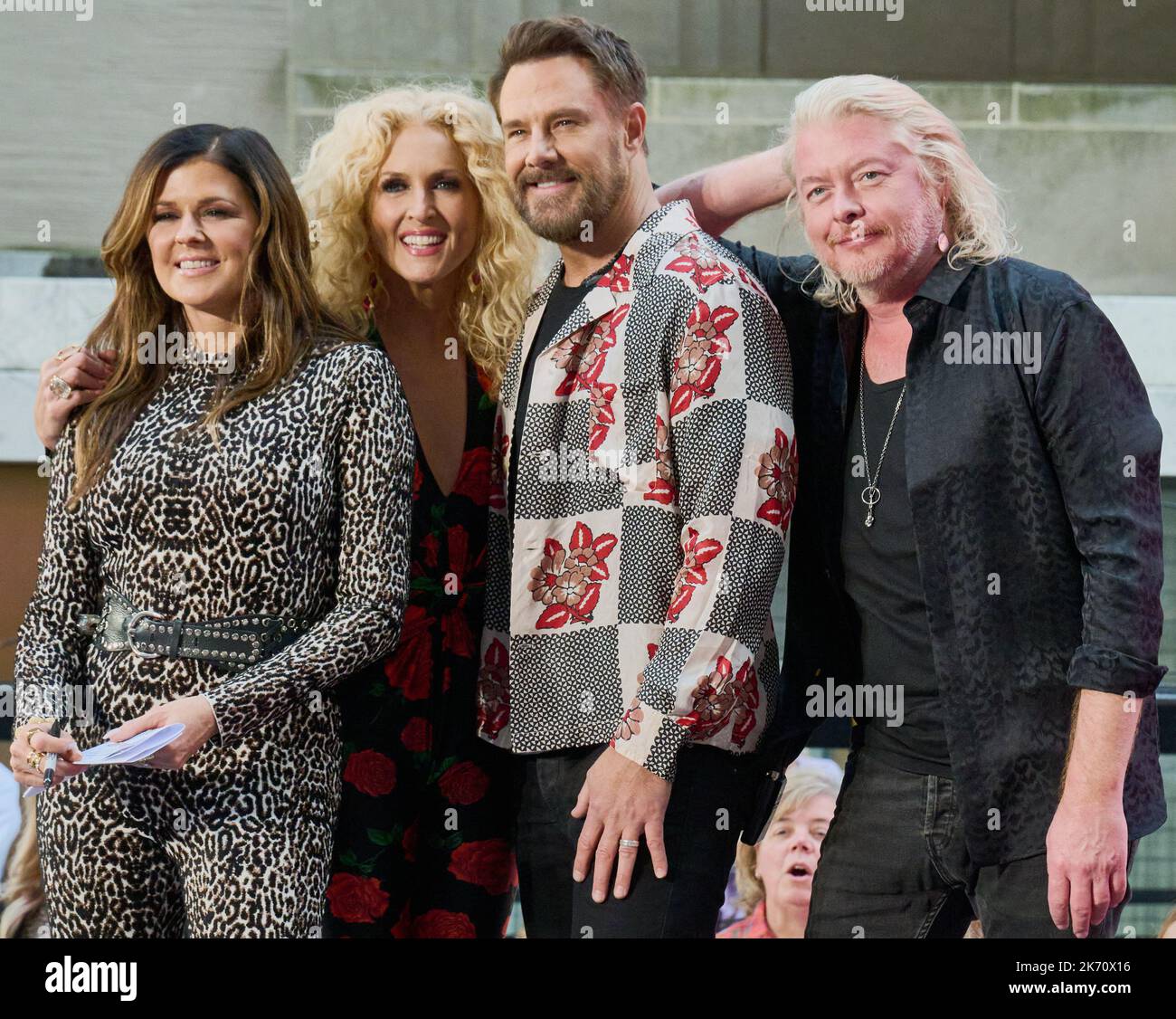 NEW YORK, NY, USA - SEPTEMBER 16, 2022: Little Big Town Perform on NBC ...