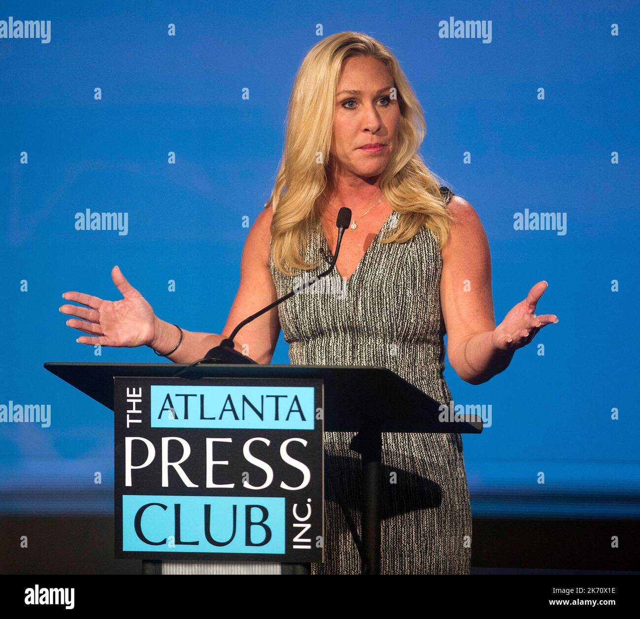 Atlanta, Georgia, USA. 16th Oct, 2022. Representative MARJORIE TAYLOR ...