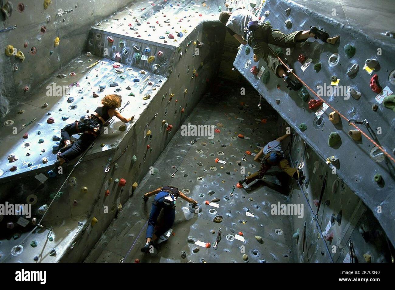 INDOOR ROCK CLIMBING SCENE, KILLING ME SOFTLY, 2002 Stock Photo - Alamy