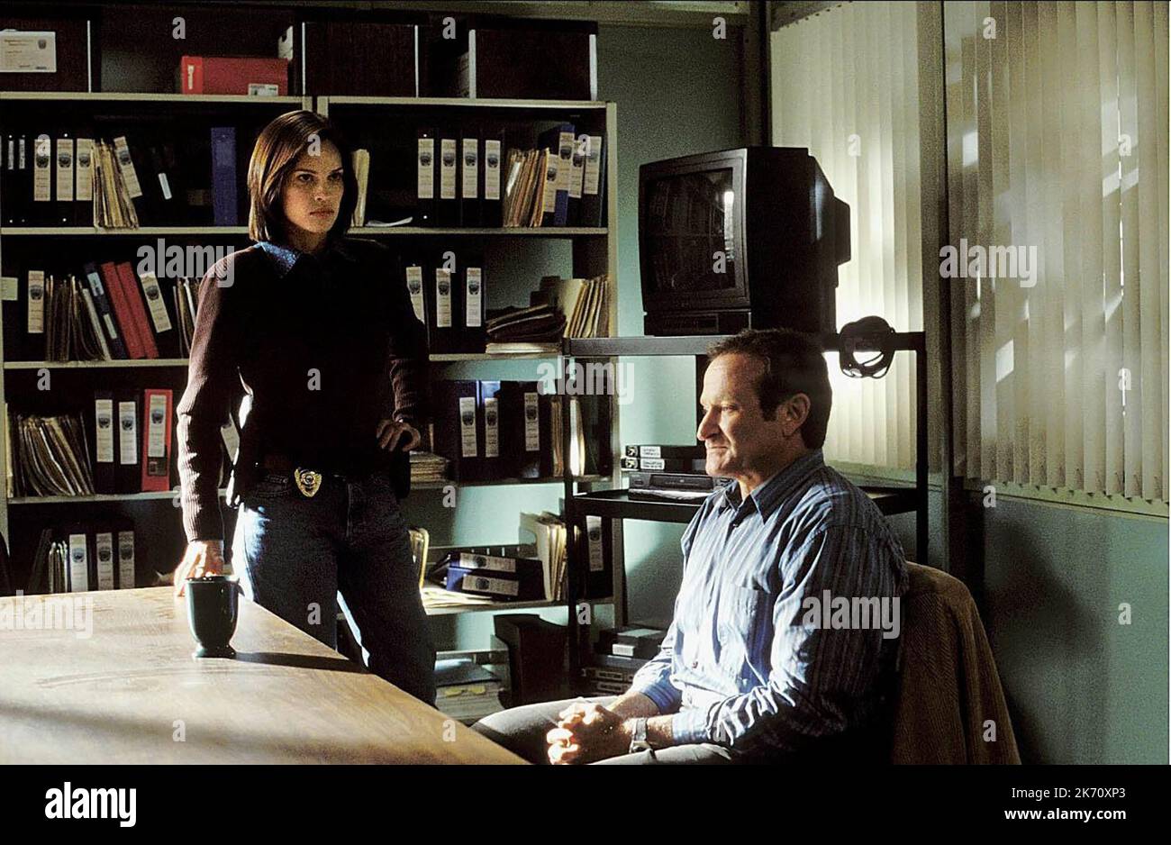 HILARY SWANK, ROBIN WILLIAMS, INSOMNIA, 2002 Stock Photo - Alamy