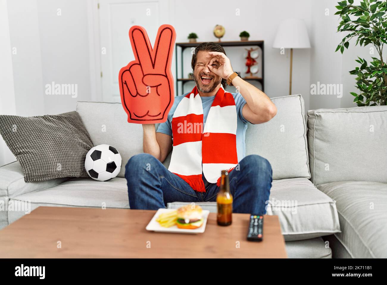 Football home supporter sign hi-res stock photography and images - Alamy