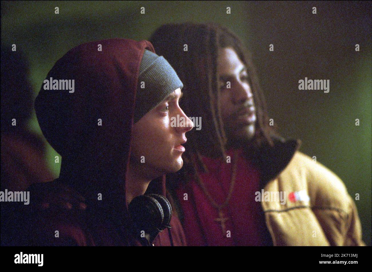 Eminem & Mekhi Phifer Film: 8 Mile (USA/DE 2002) Characters: Jimmy 'B ...