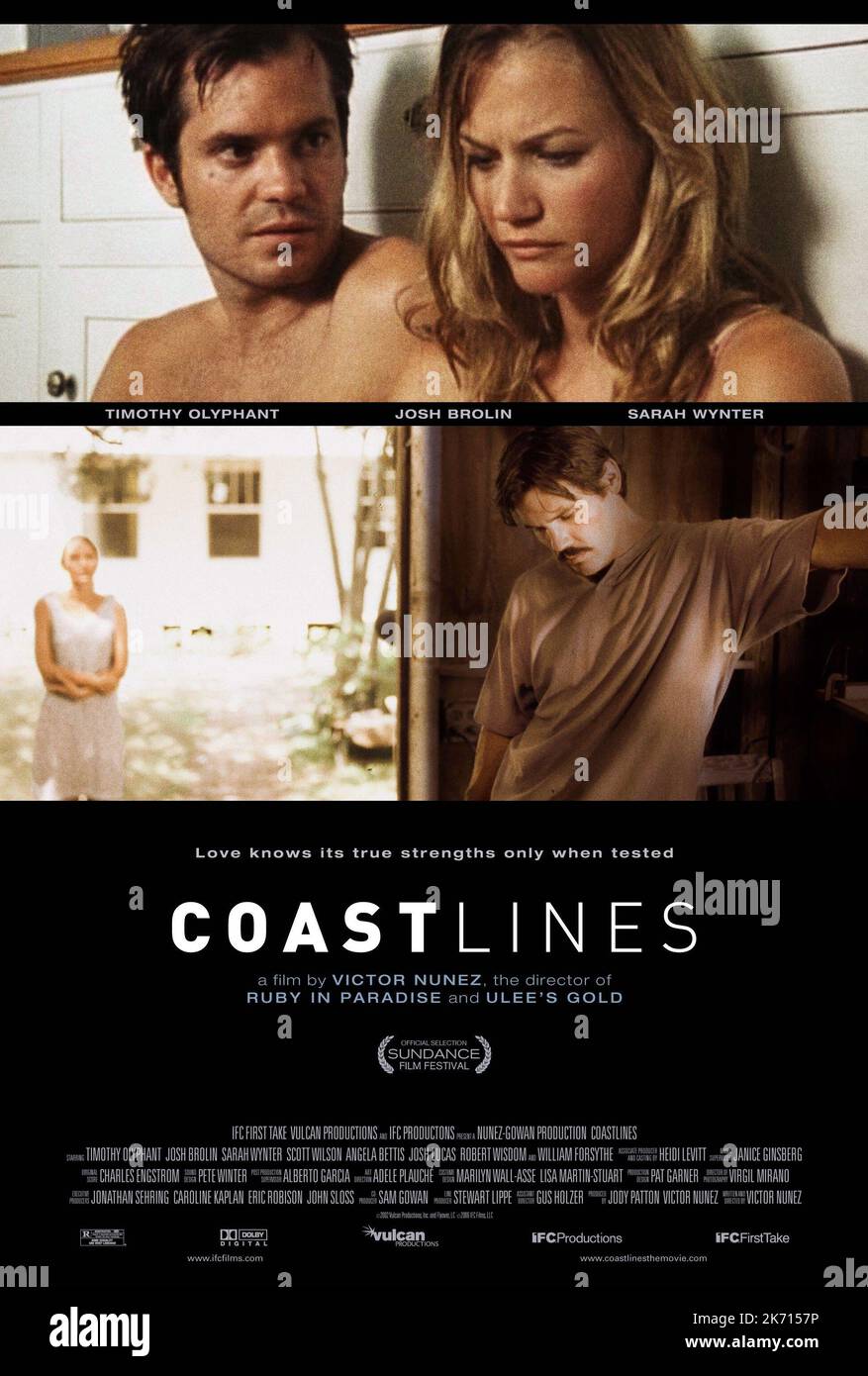 TIMOTHY OLYPHANT, SARAH WYNTER, JOSH BROLIN POSTER, COASTLINES, 2002 ...