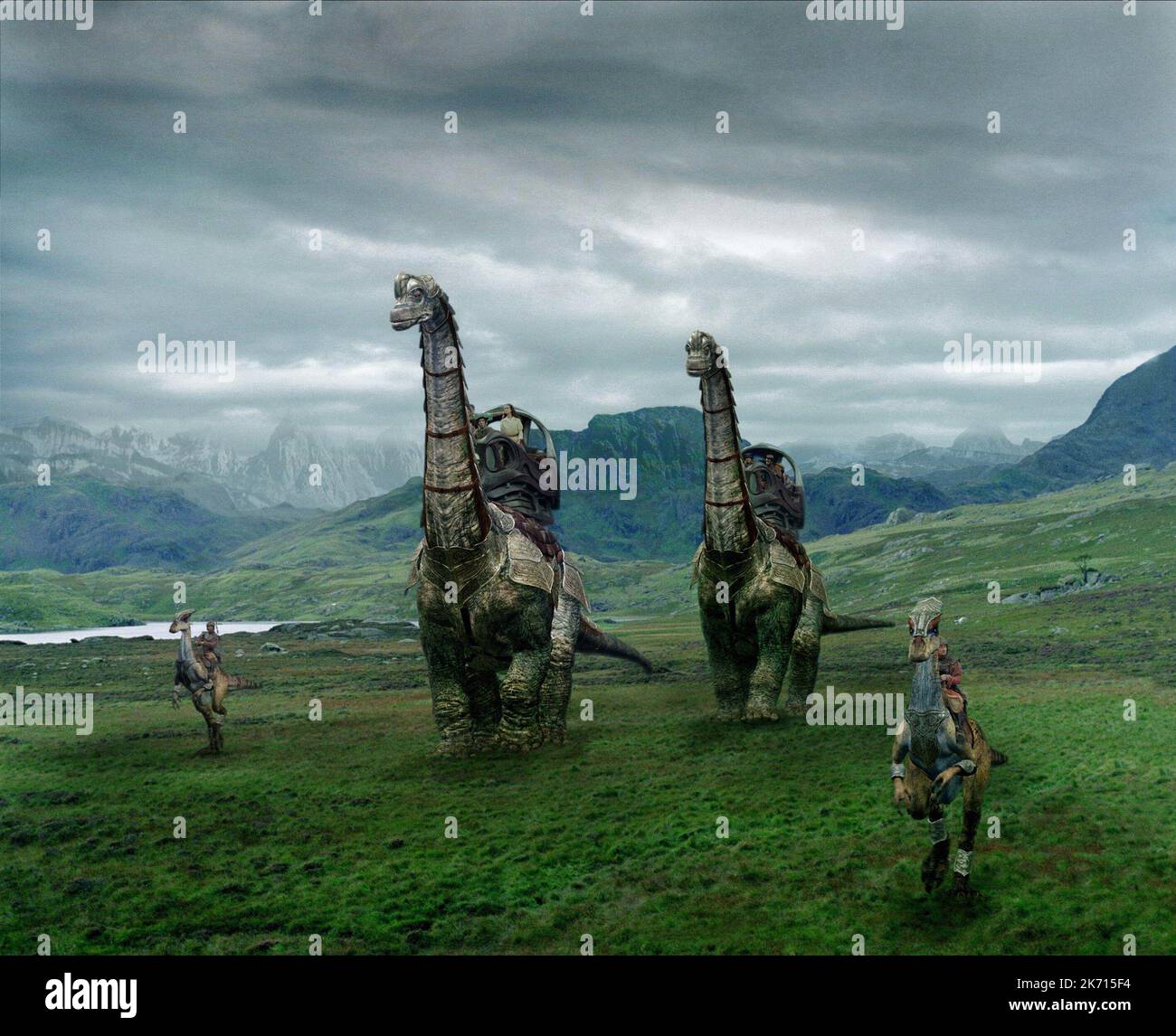 BRANCHIOSAURUS , DINOTOPIA, 2002 Stock Photo - Alamy