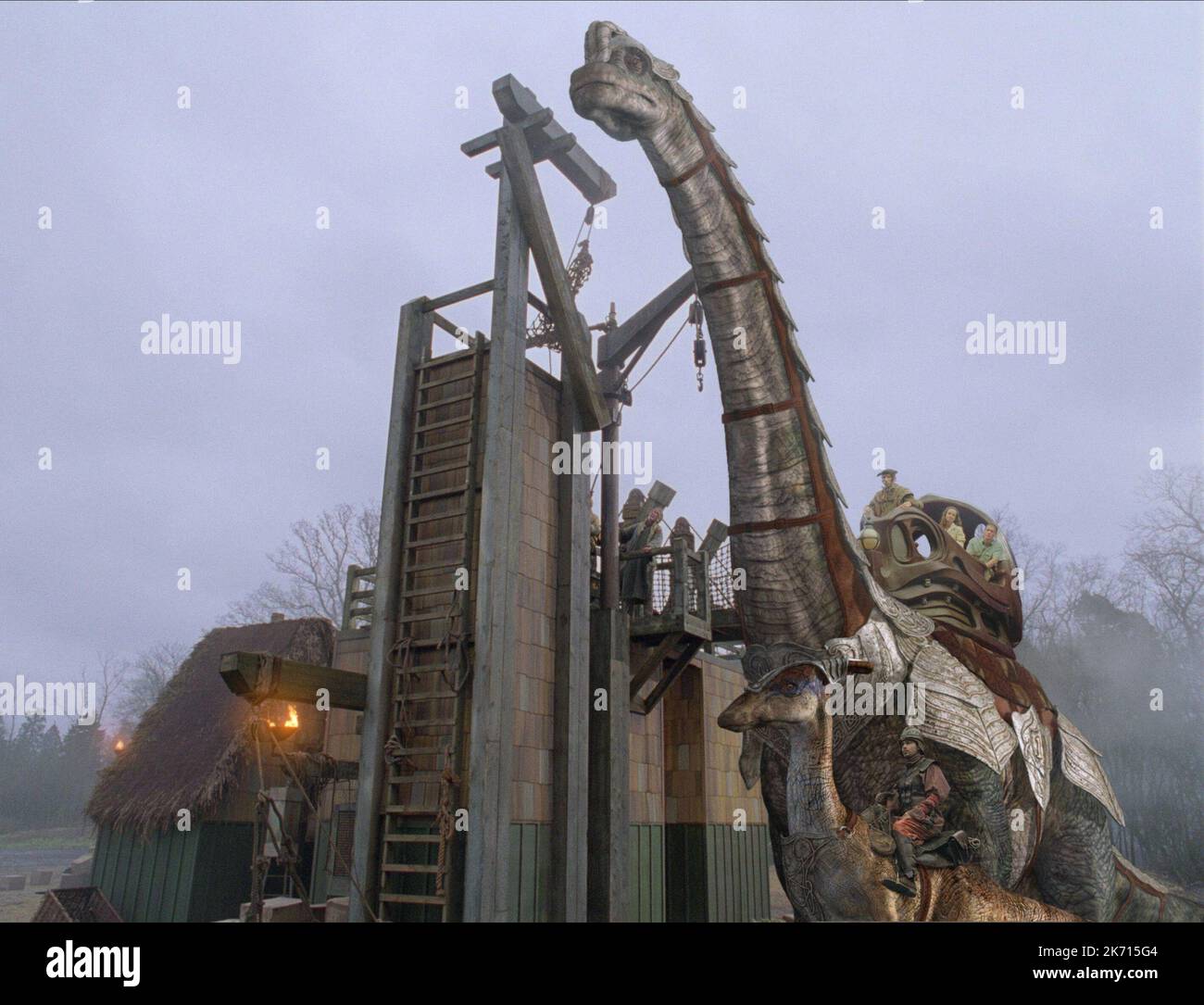 BRANCHIOSAURUS, DINOTOPIA, 2002 Stock Photo - Alamy