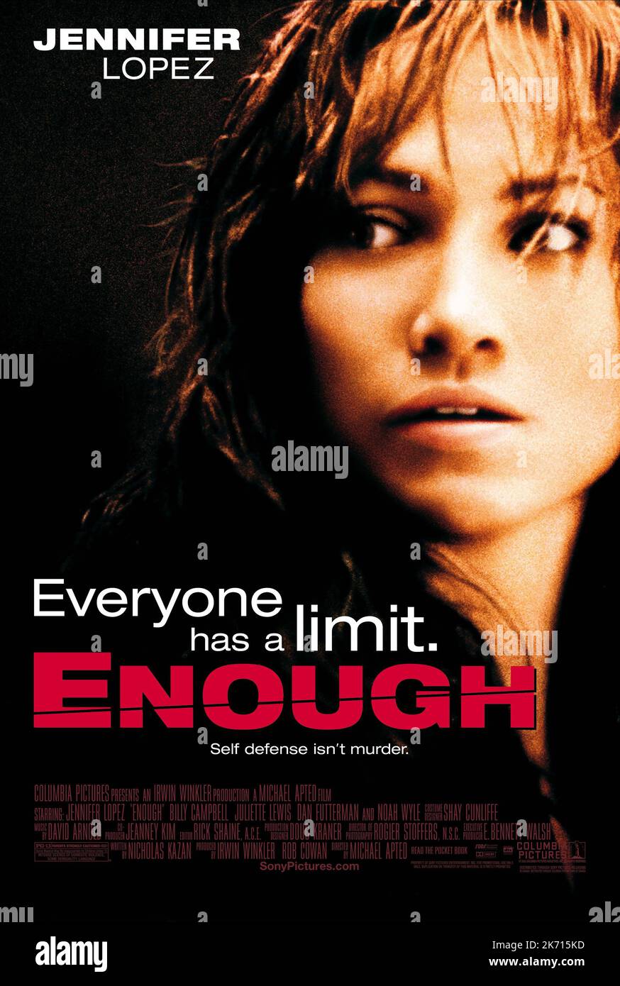 JENNIFER LOPEZ, ENOUGH, 2002 Stock Photo - Alamy