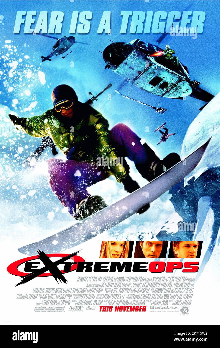 FILM POSTER, EXTREME OPS, 2002 Stock Photo - Alamy