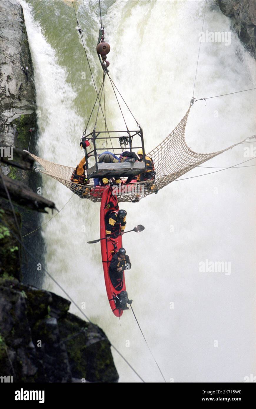 CANOE STUNT SCENE, EXTREME OPS, 2002 Stock Photo - Alamy
