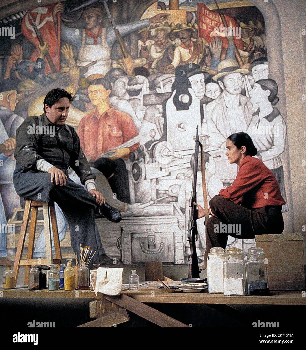 ALFRED MOLINA, SALMA HAYEK, FRIDA, 2002 Stock Photo - Alamy