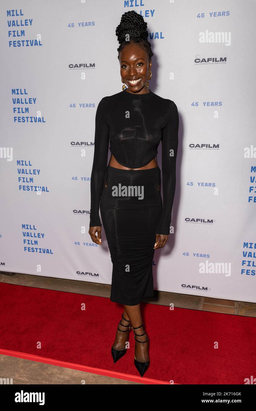 Actress Anna Diop arrives at the premiere of "Nanny" at 45th Mill ...