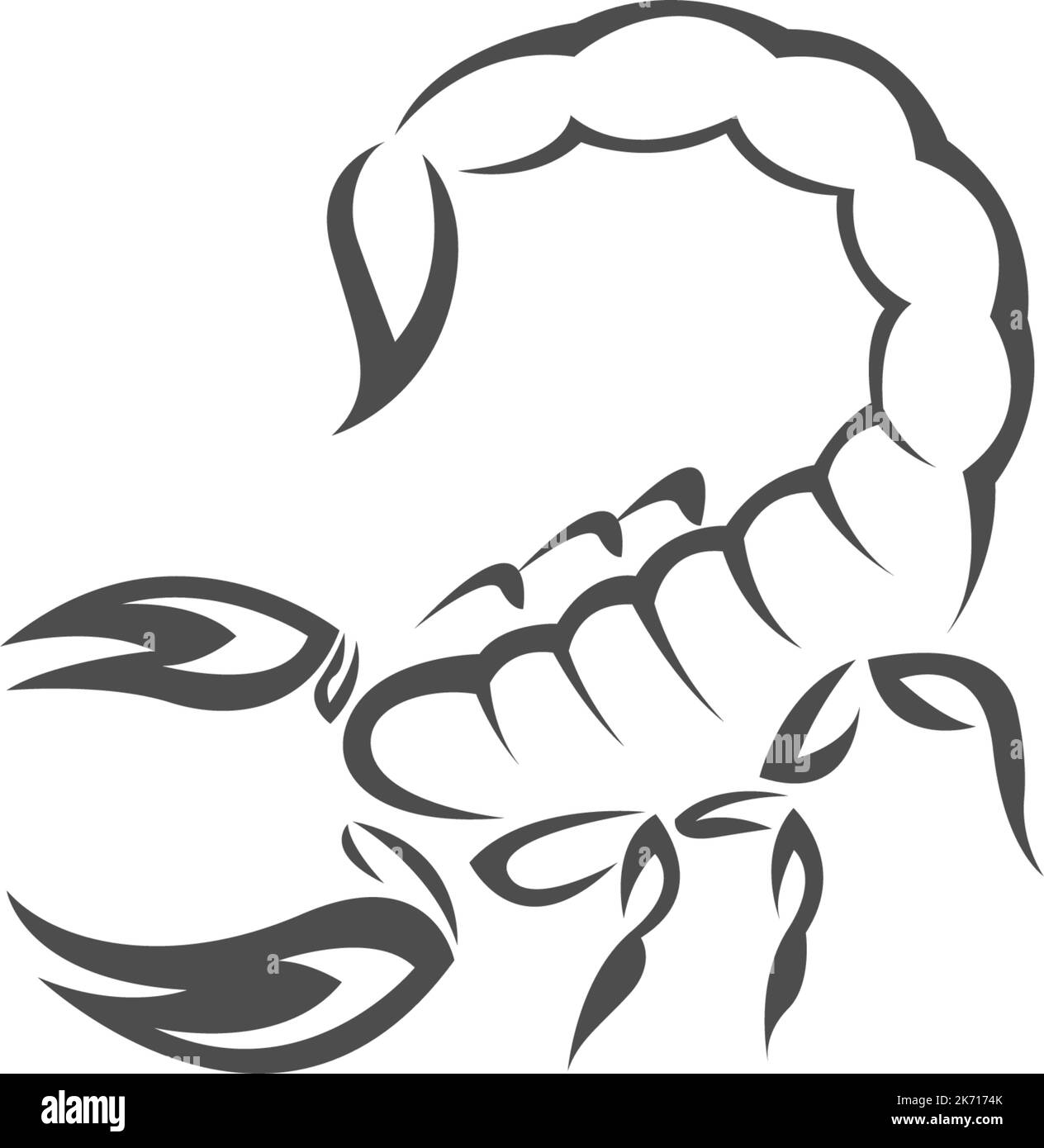 Scorpion icon logo design illustration vector Stock Vector Image & Art ...