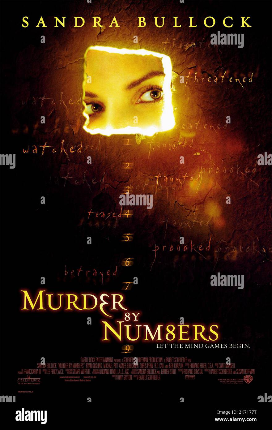 FILM POSTER, MURDER BY NUMBERS, 2002 Stock Photo - Alamy