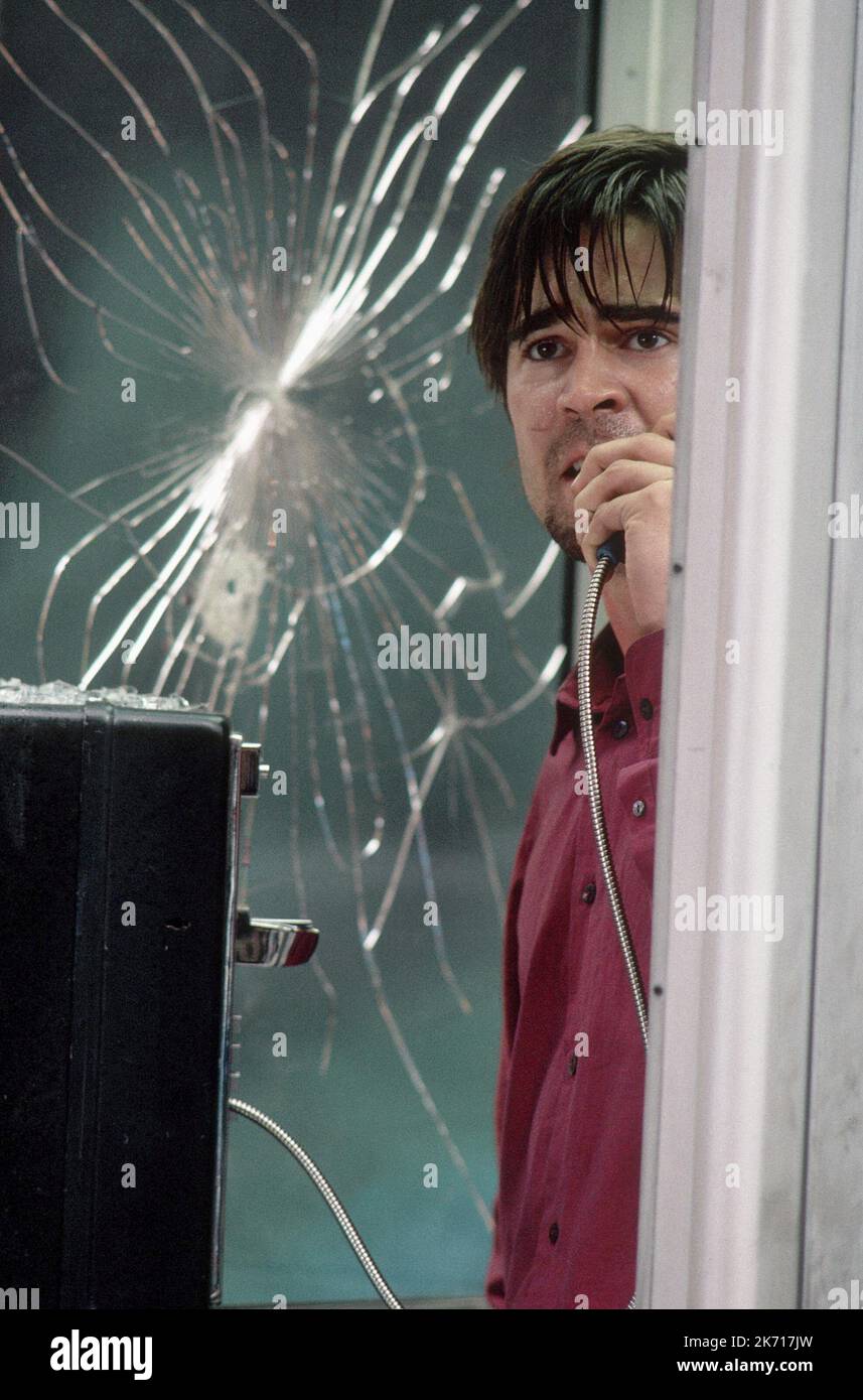 COLIN FARRELL, PHONE BOOTH, 2002 Stock Photo - Alamy
