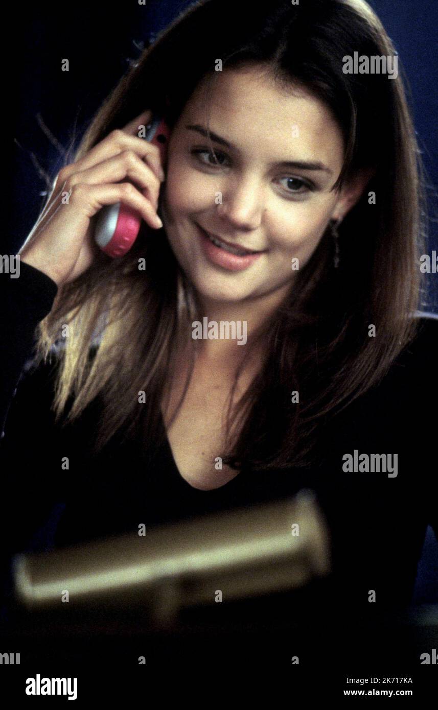 KATIE HOLMES, PHONE BOOTH, 2002 Stock Photo - Alamy