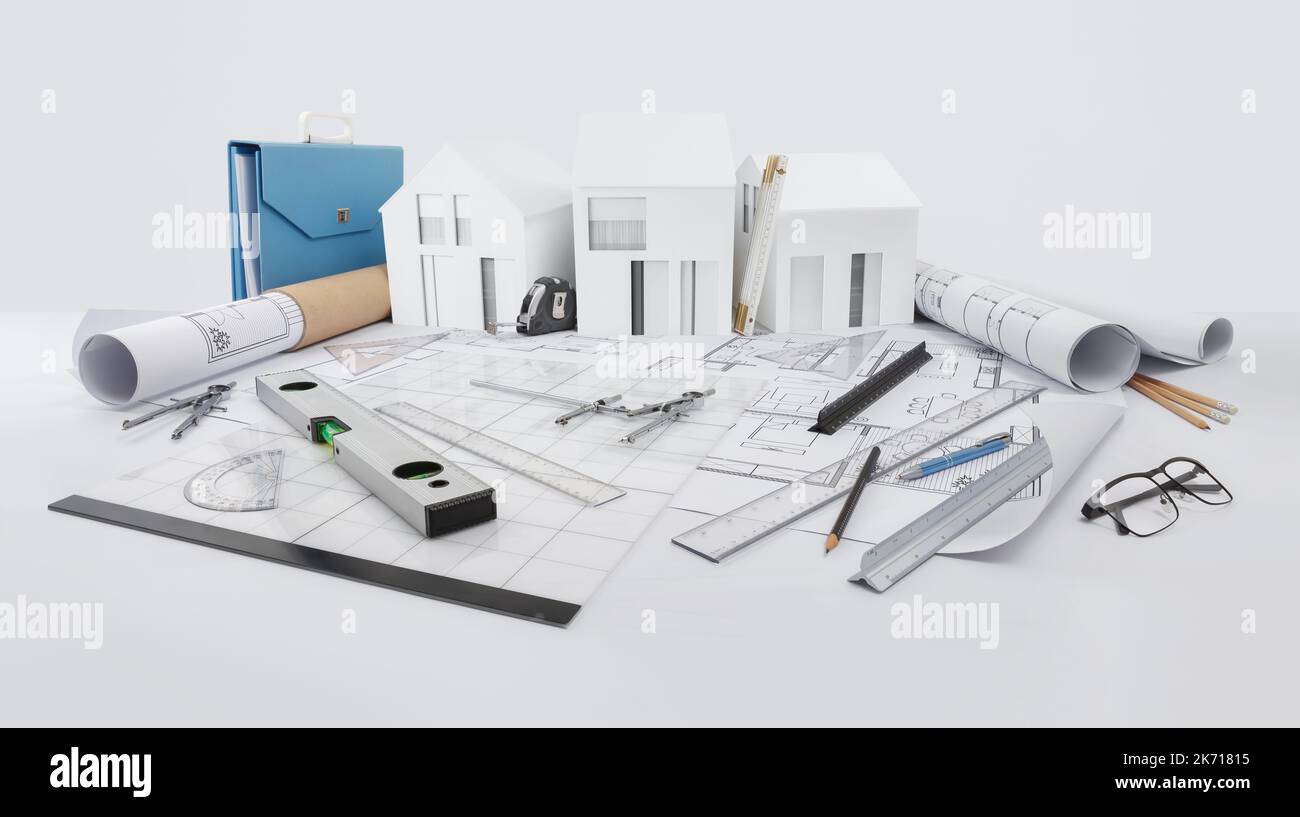 design and choice colors for house planning, plaster samples on ...