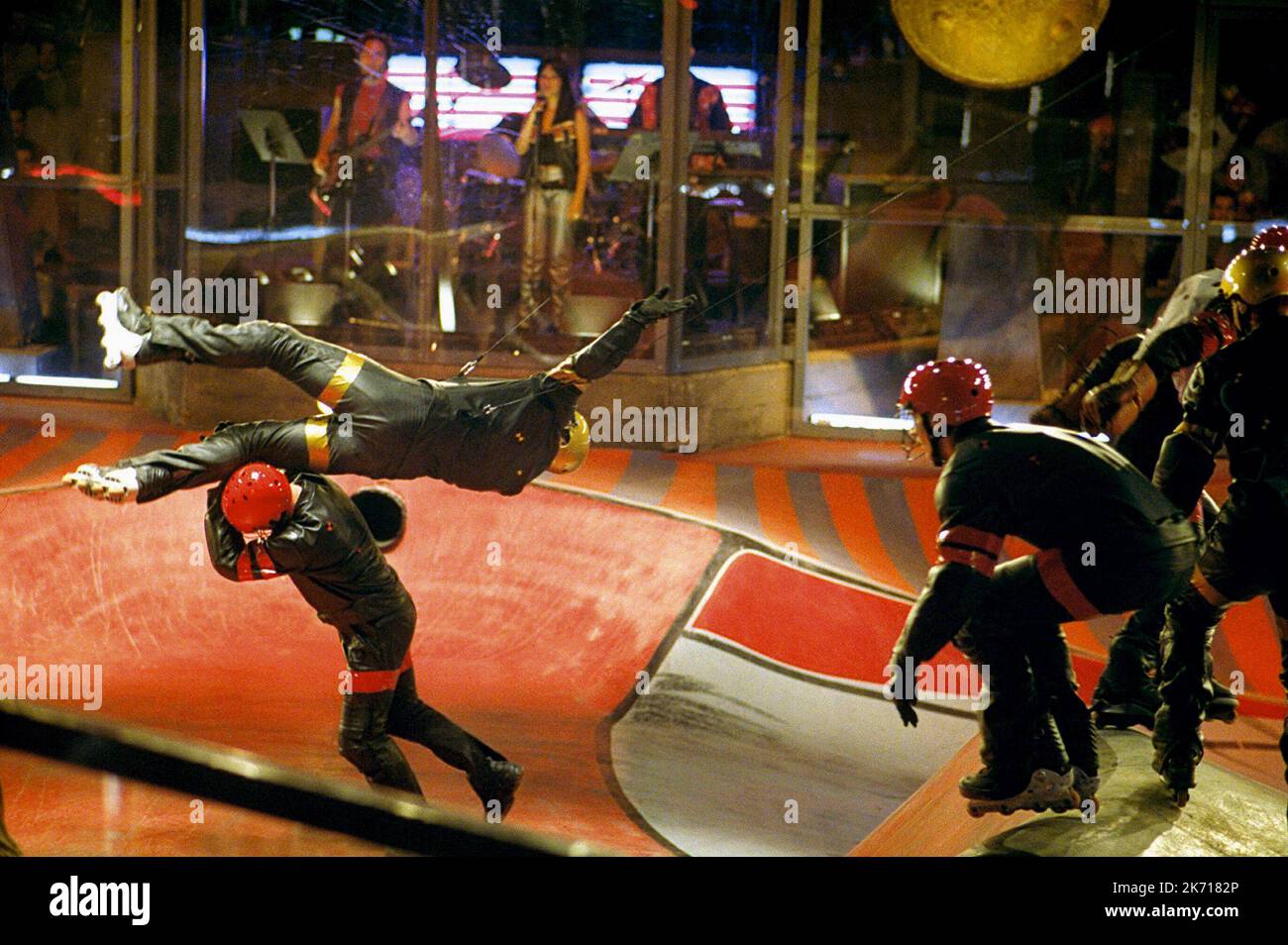 STUNT SCENE, ROLLERBALL, 2002 Stock Photo - Alamy
