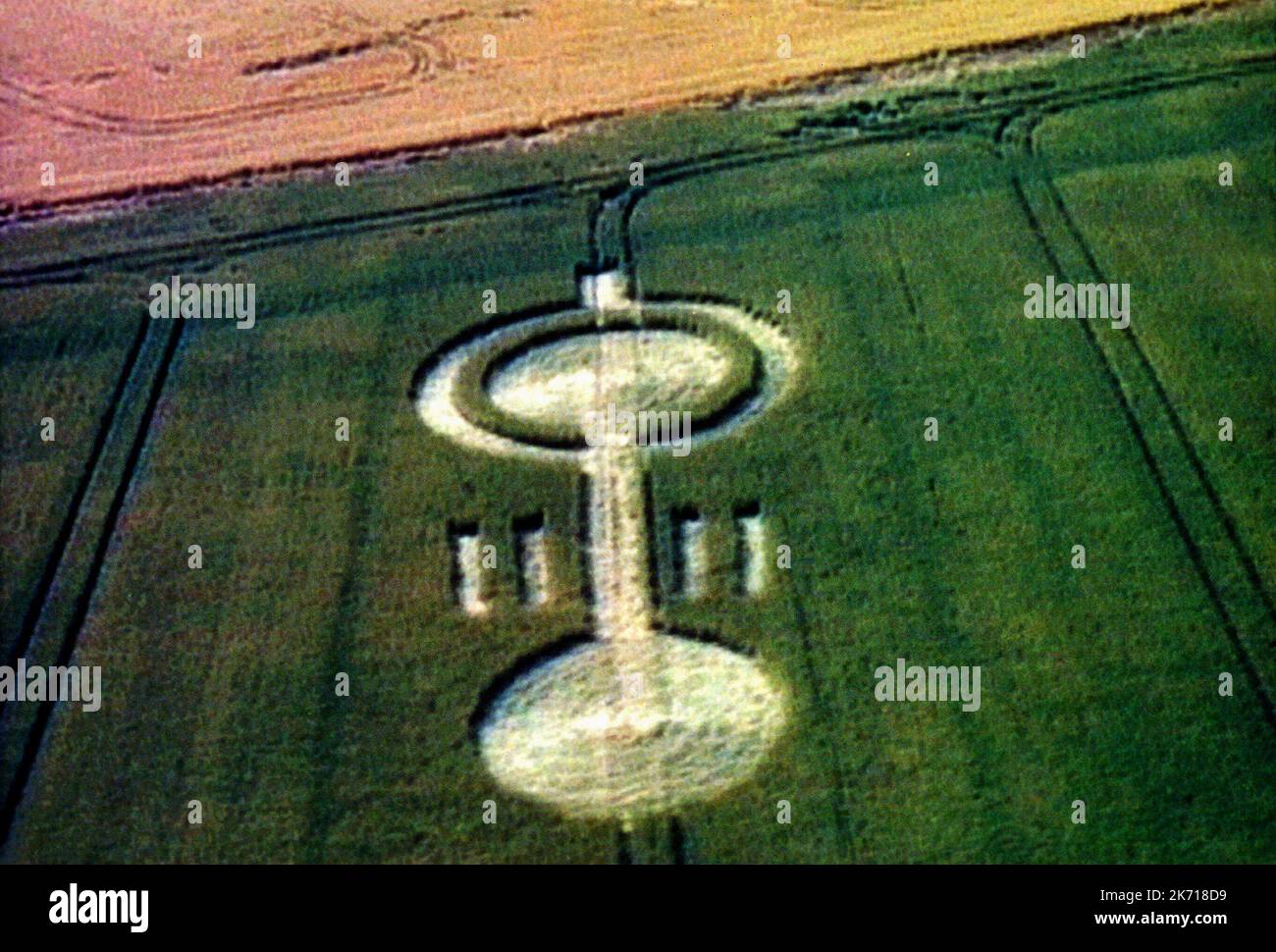 CROP CIRCLE, SIGNS, 2002 Stock Photo - Alamy