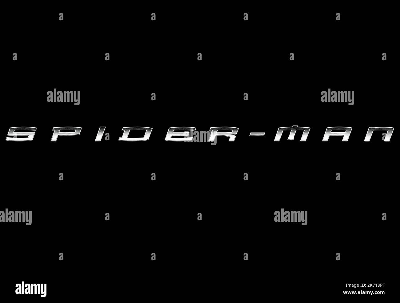 FILM TITLE ARTWORK, SPIDER-MAN, 2002 Stock Photo - Alamy