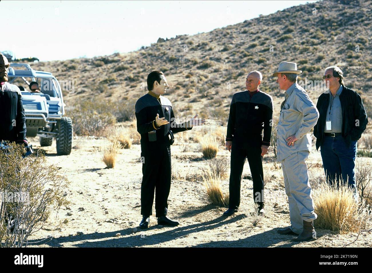 BRENT SPINER, PATRICK STEWART, STUART BAIRD, RICK BERMAN, STAR TREK ...